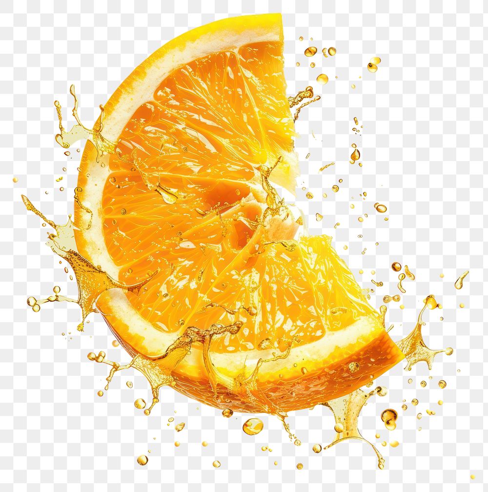 PNG Orange slice exploding fruit | Free PNG - rawpixel