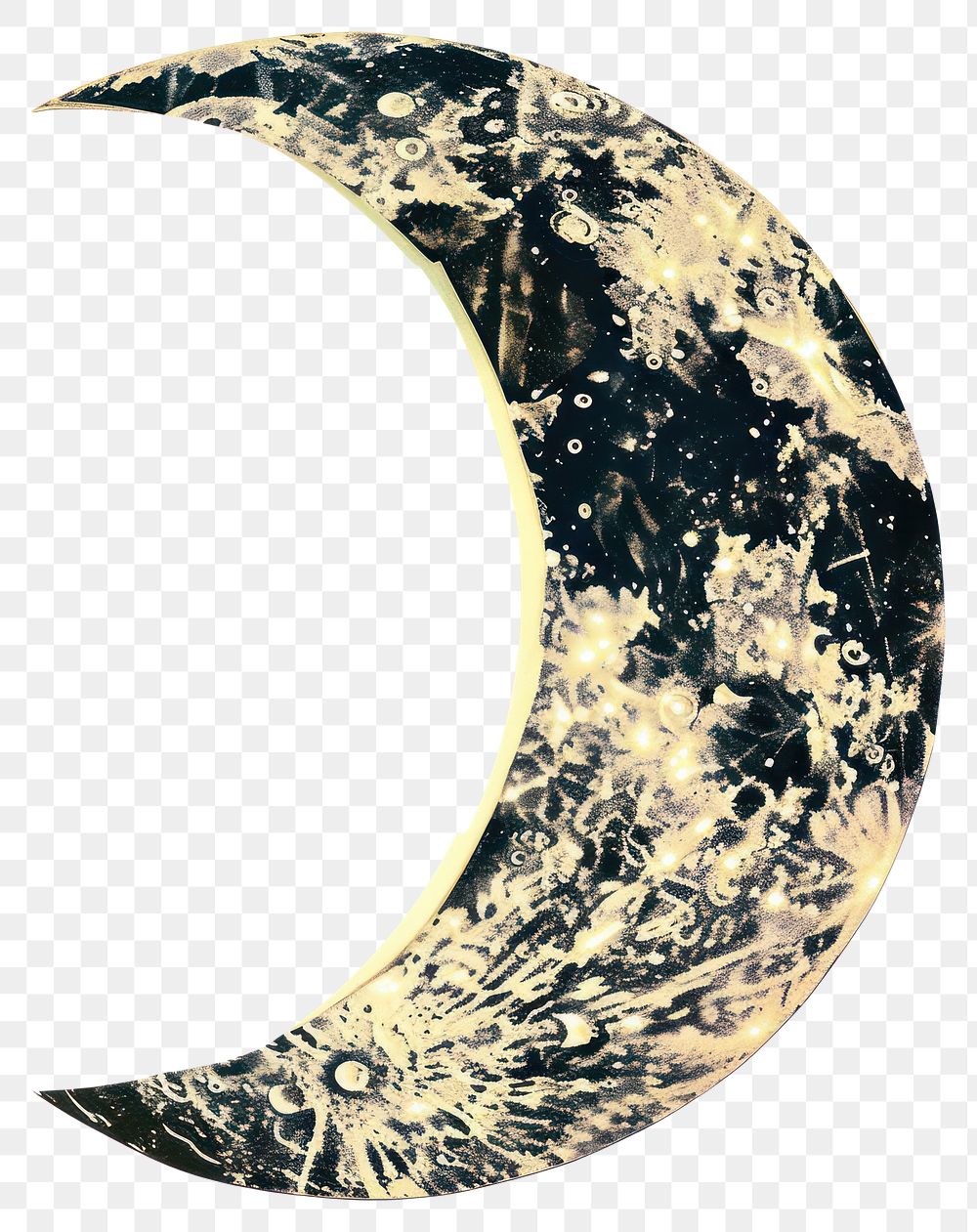 PNG Moon shape collage cutouts | Free PNG - rawpixel