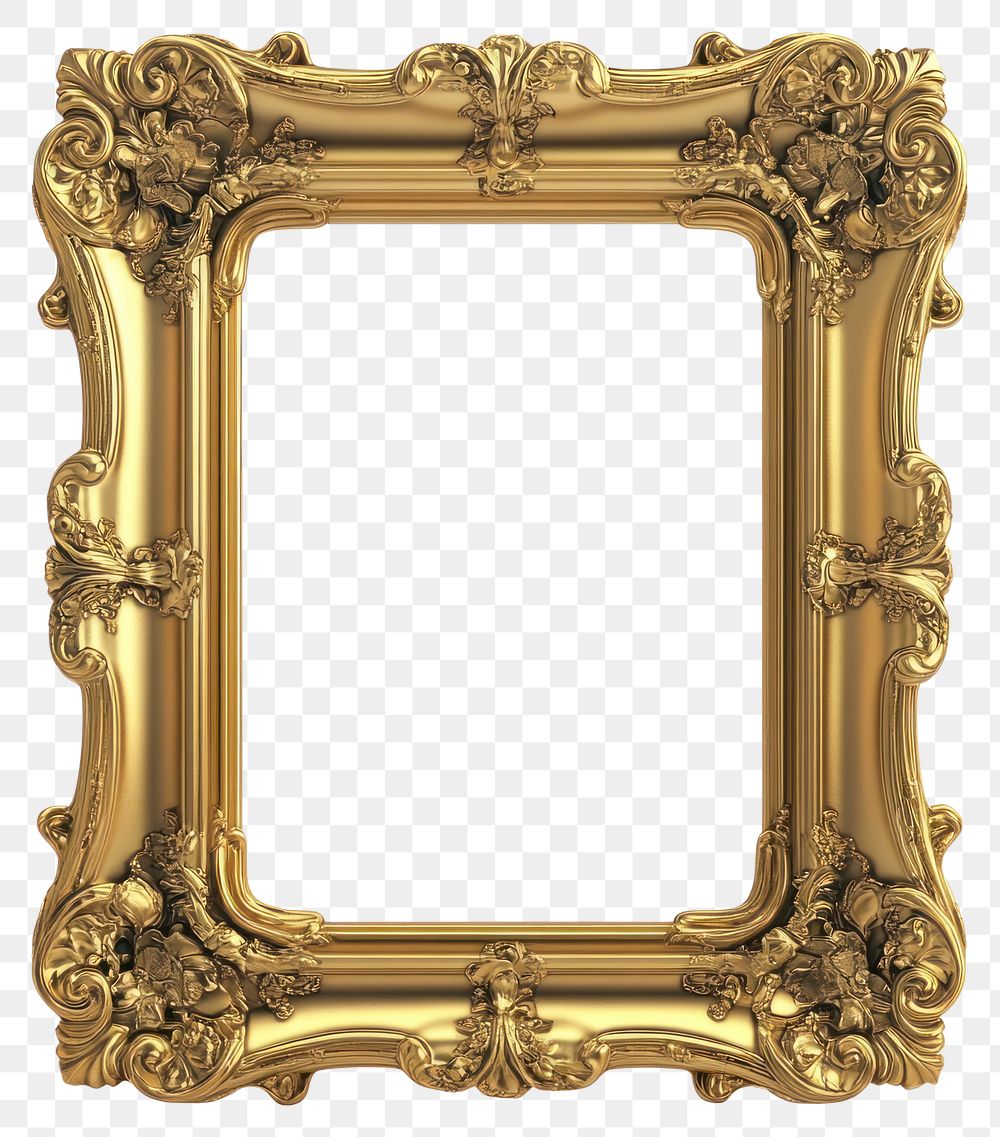 PNG Classic vertical gold frame | Free PNG - rawpixel