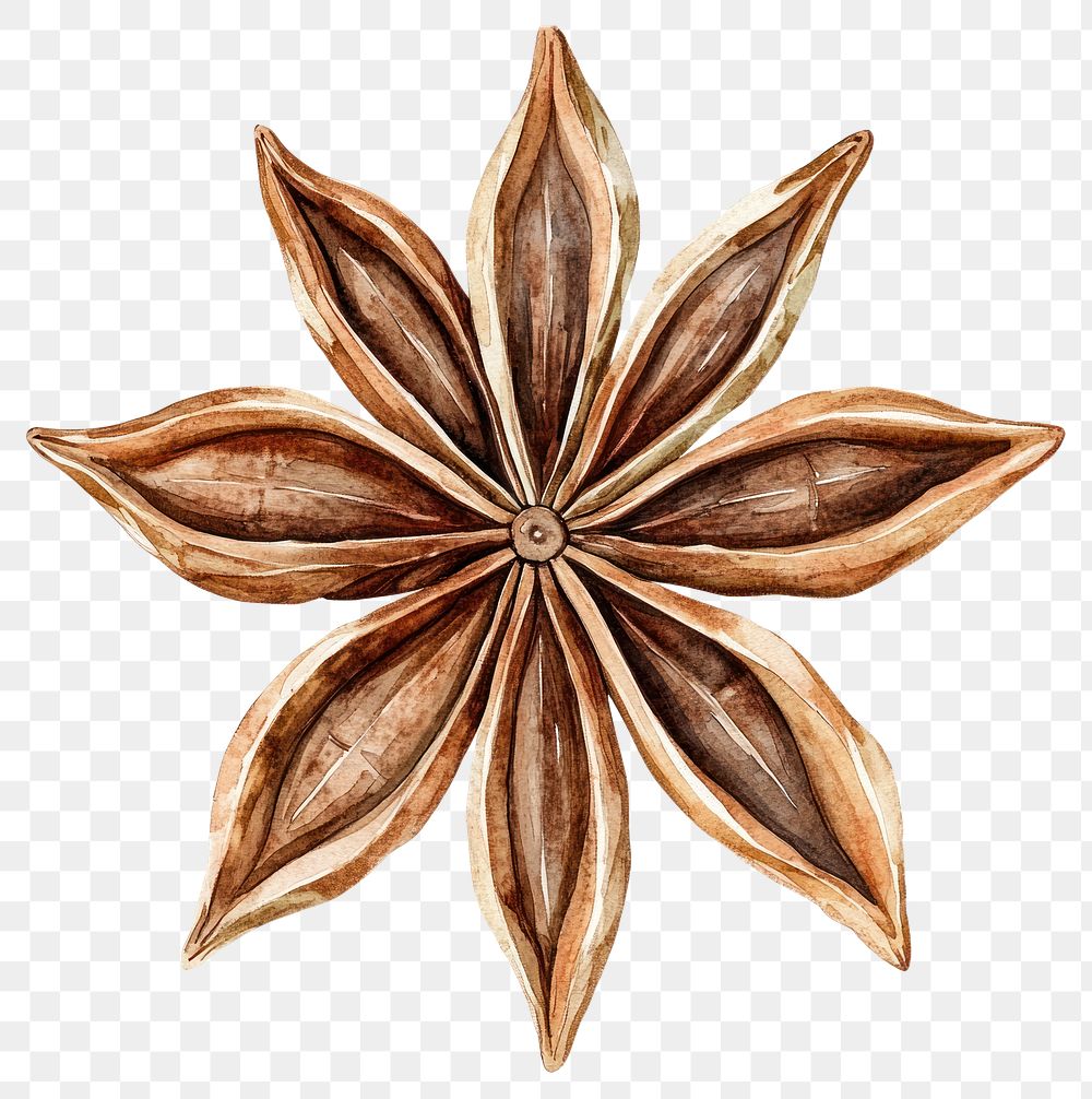 PNG Star Anise anise illustration | Free PNG - rawpixel