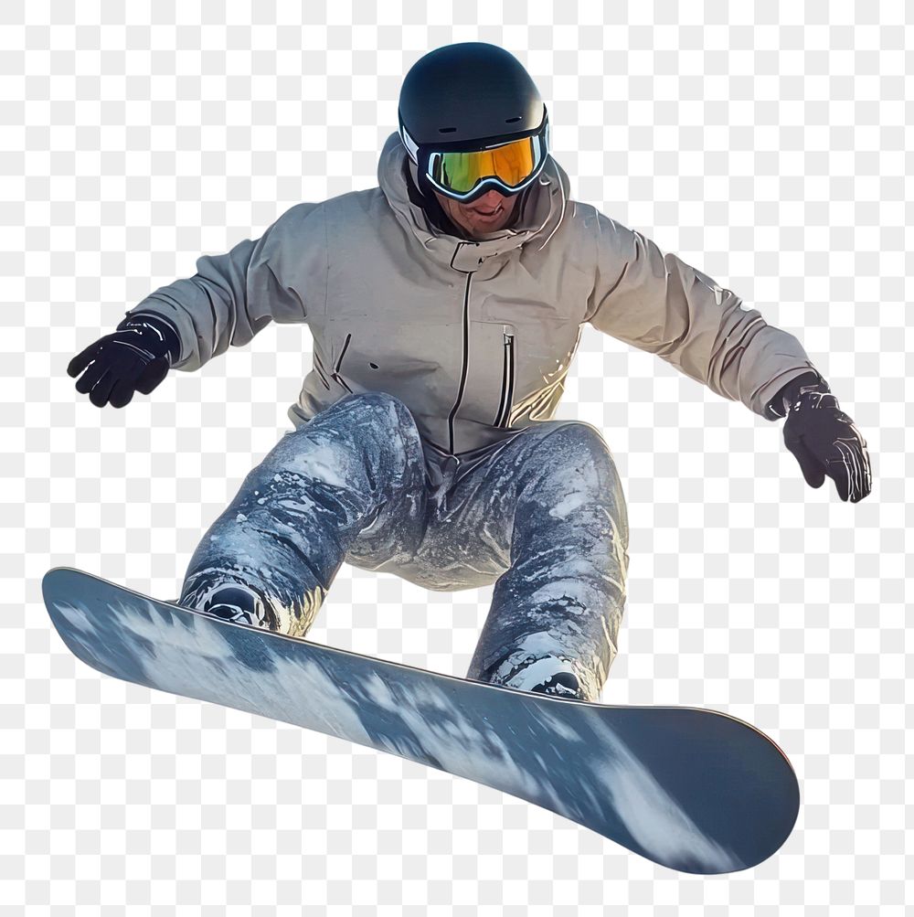 PNG snowboarder snowboarding adventure landscape | Free PNG - rawpixel