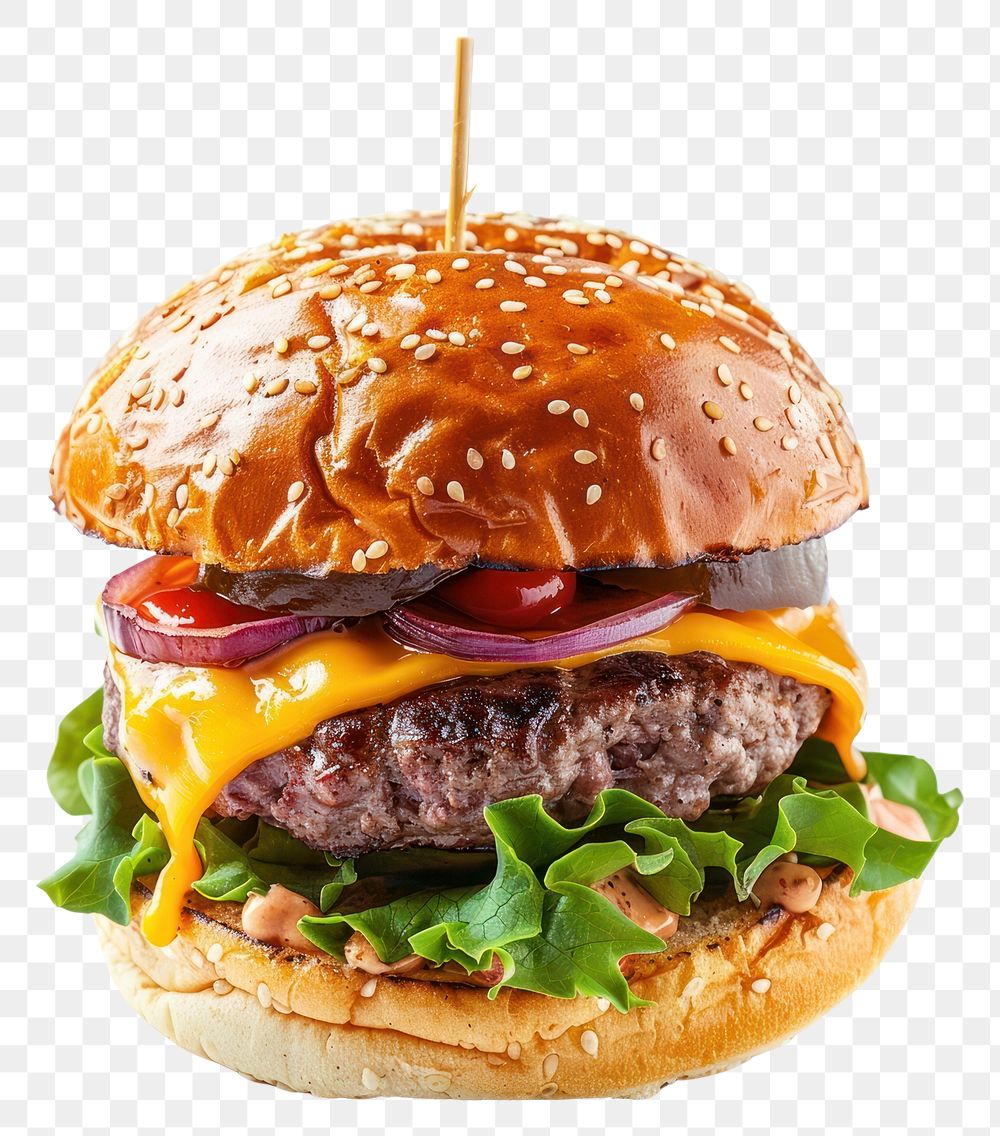 PNG Cheese burger cheese patty | Free PNG - rawpixel