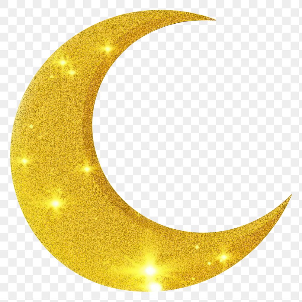 PNG Yellow crescent icon astronomy | Free PNG - rawpixel