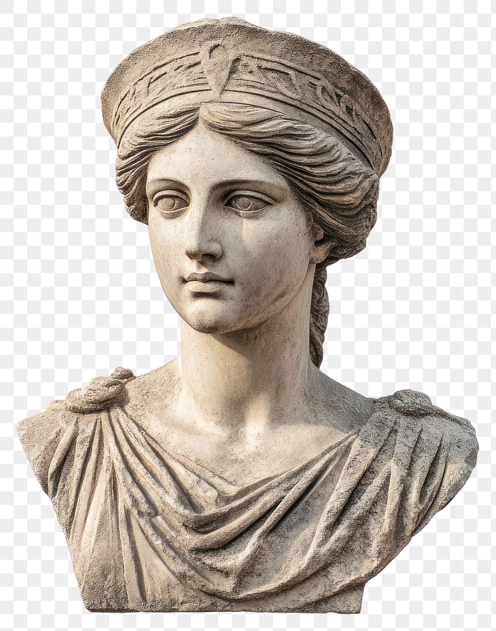 PNG Classic Greek goddess statuebust | Premium PNG - rawpixel