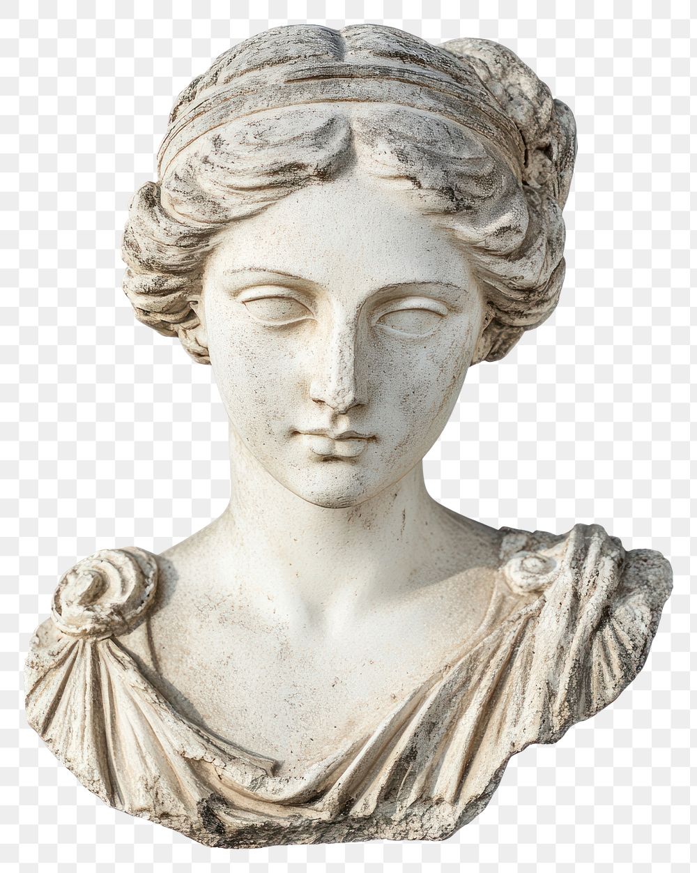 PNG Classic Greek goddess statuebust | Free PNG - rawpixel