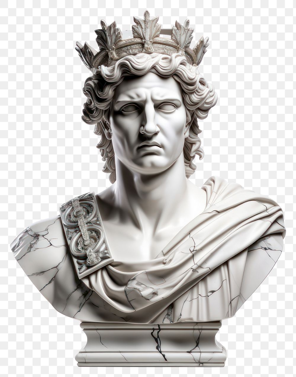 PNG Marble statue Roman emperor | Free PNG - rawpixel