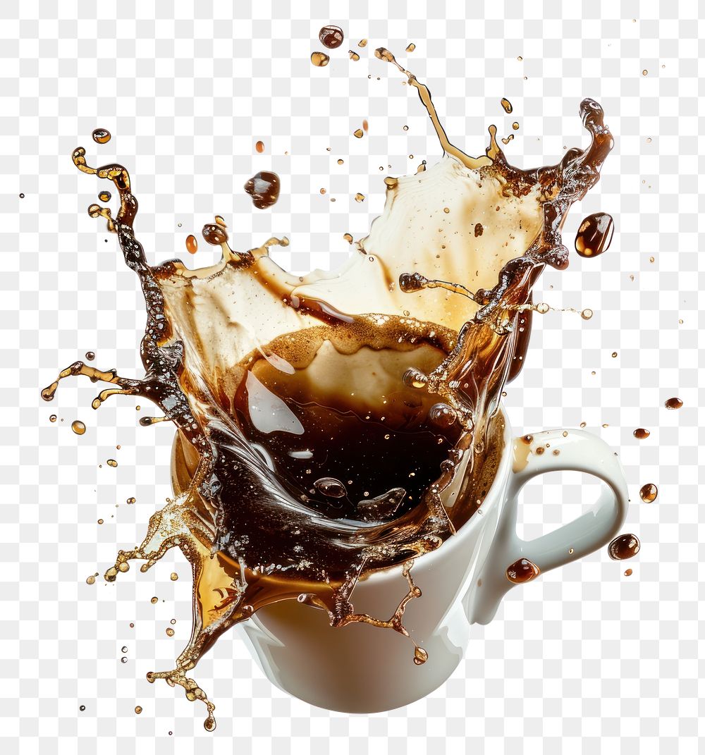 PNG Exploding coffee background explosion | Premium PNG - rawpixel