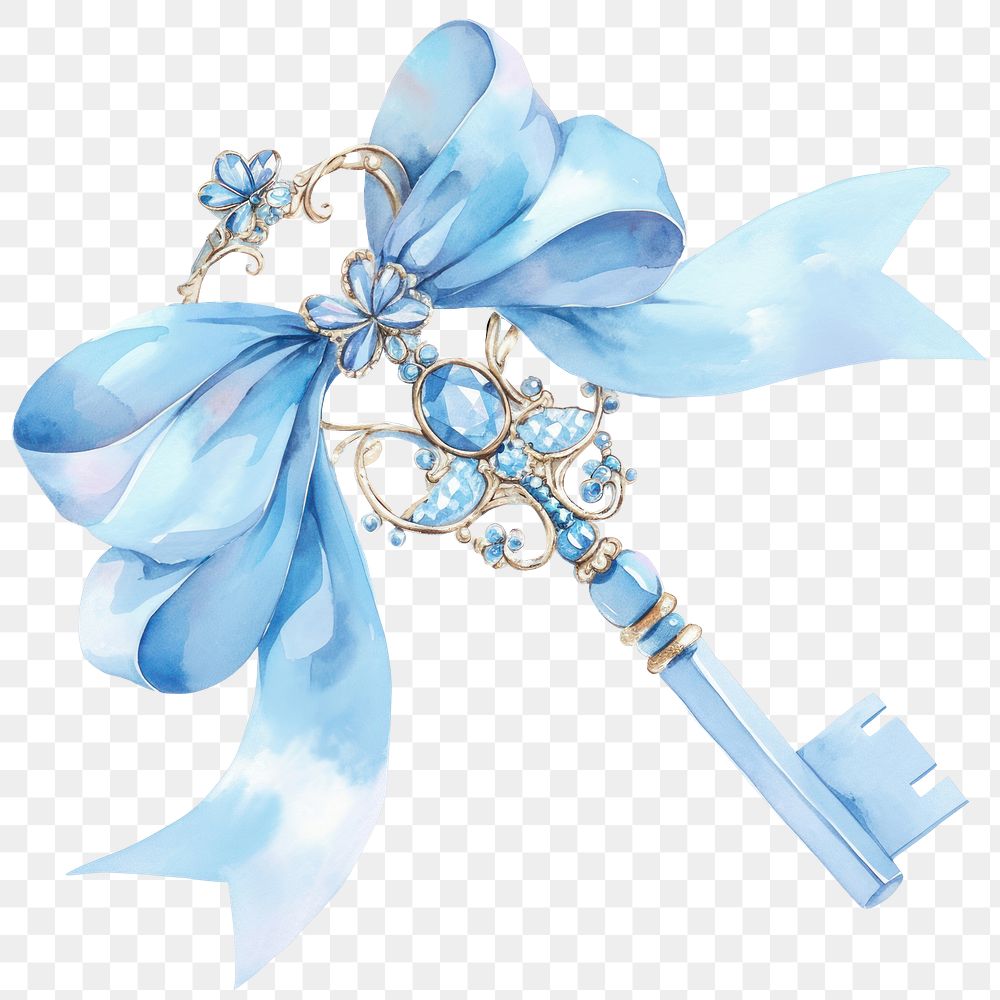 PNG Key illustration watercolor ribbon | Premium PNG - rawpixel