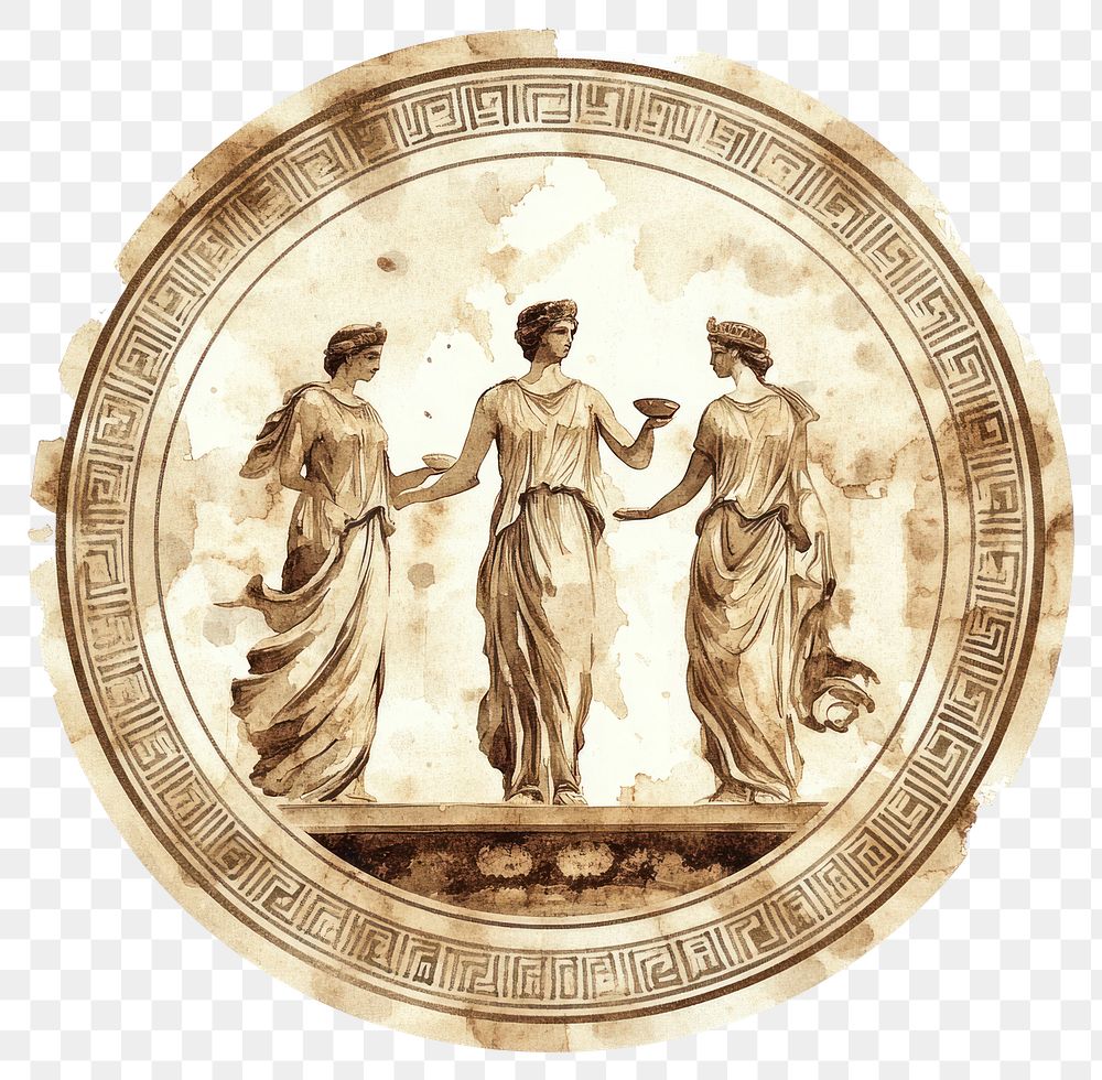 PNG An ancient greek plate | Free PNG - rawpixel