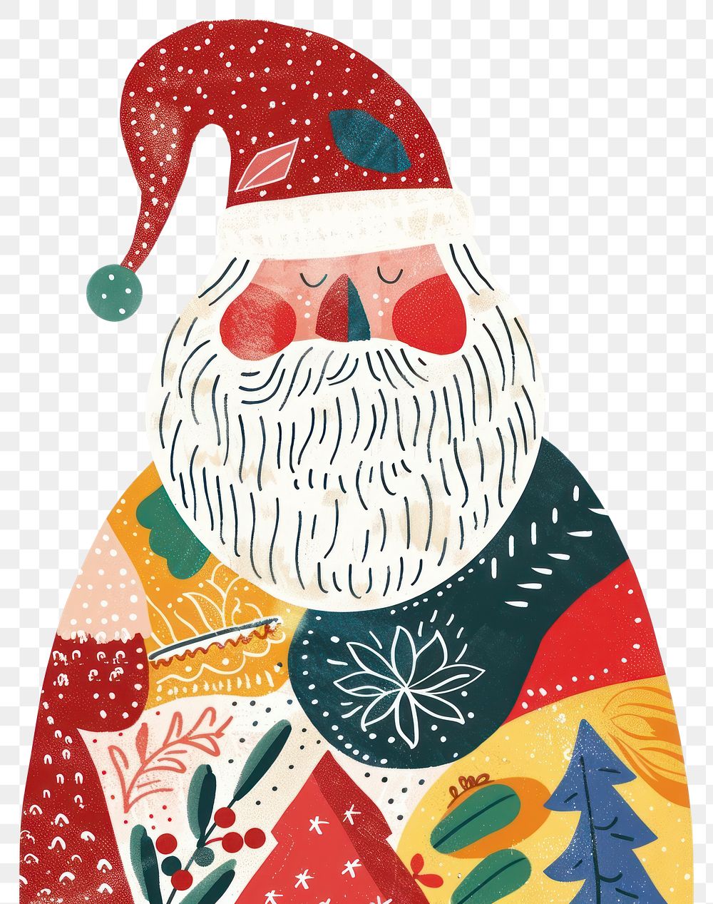 PNG Abstract santa claus illustration | Free PNG - rawpixel