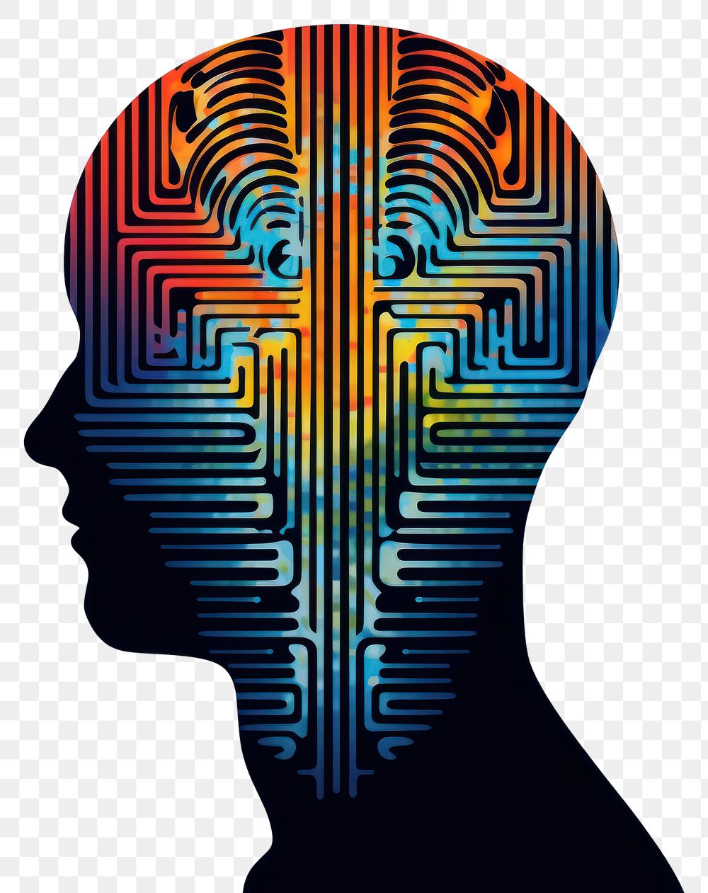 PNG Human head art technology | Free PNG - rawpixel