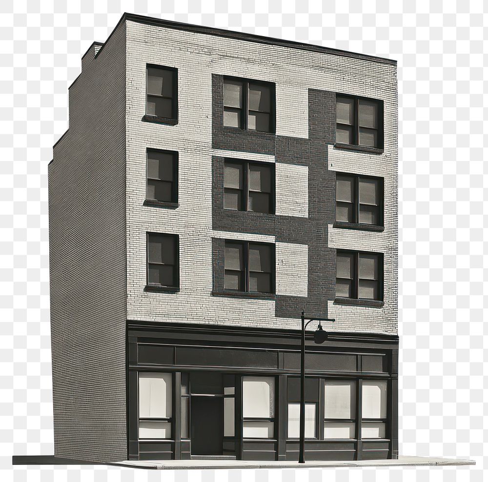 PNG Vintage building architecture street | Free PNG - rawpixel