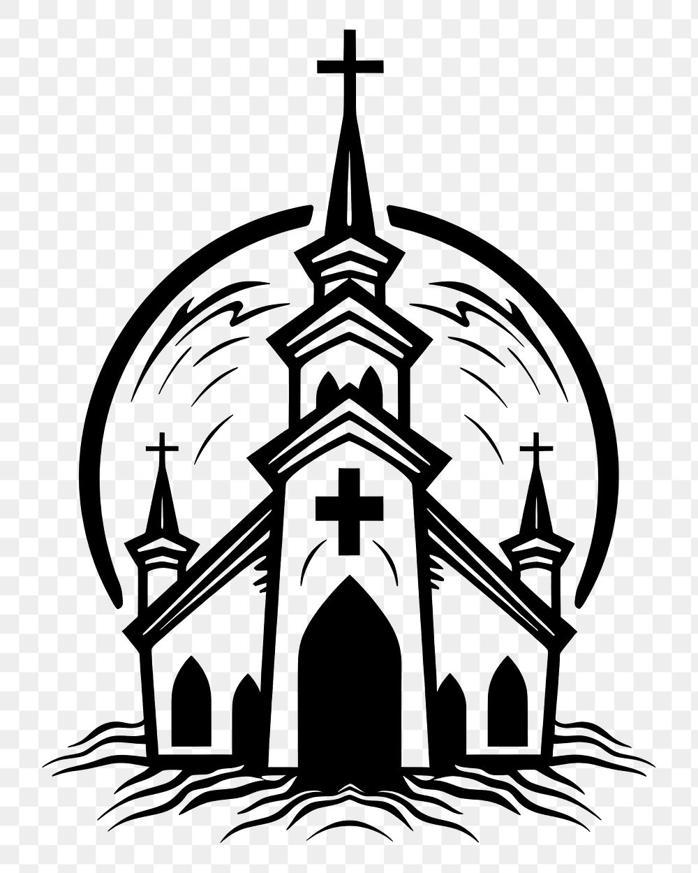 PNG Church architecture building drawing | Free PNG - rawpixel