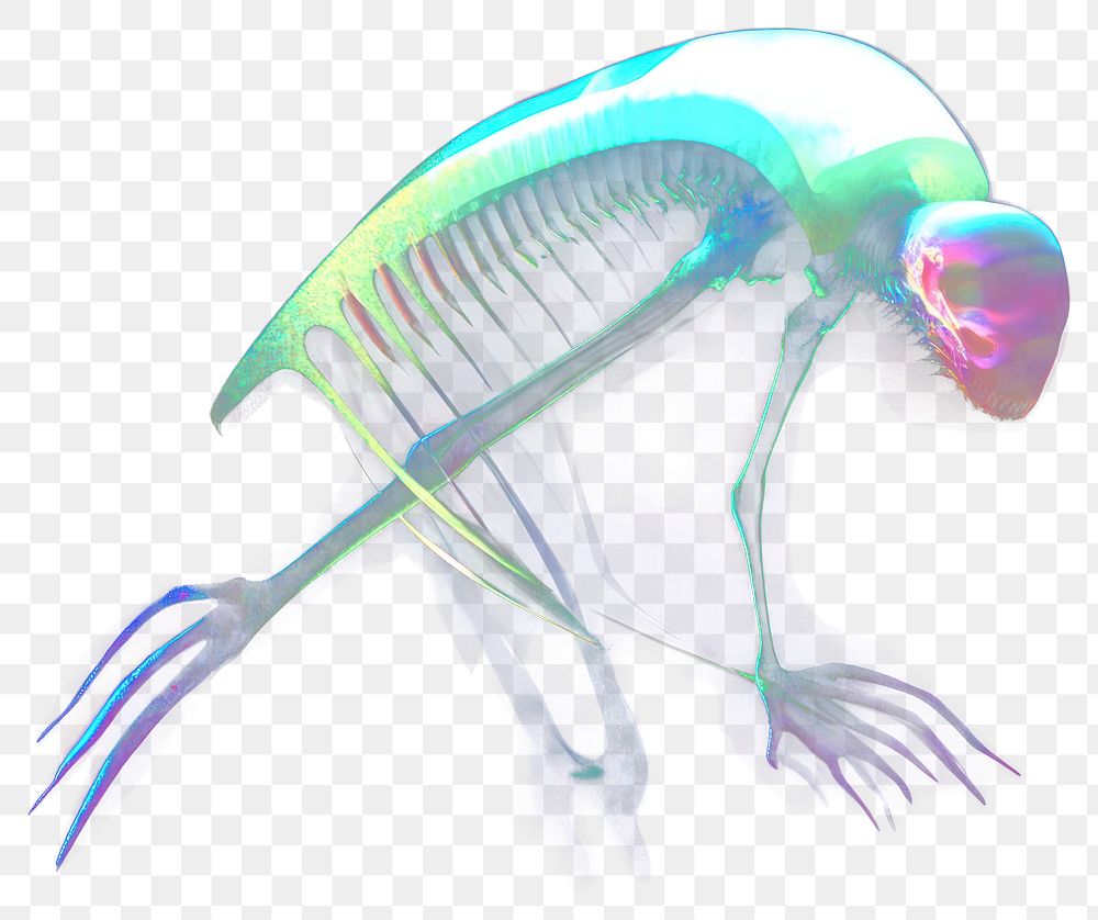 PNG Sci-fi creature fantasy neon | Free PNG - rawpixel