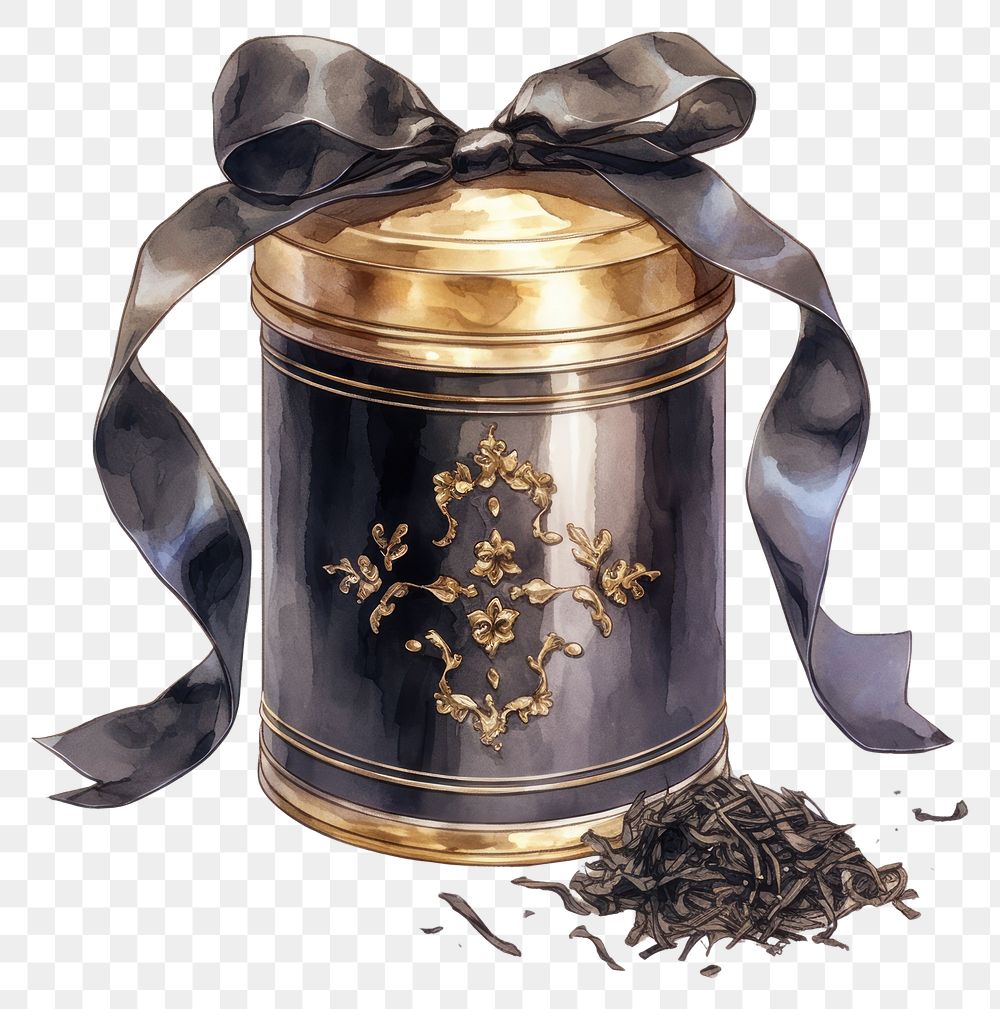 PNG Black coquette tea can | Free PNG - rawpixel