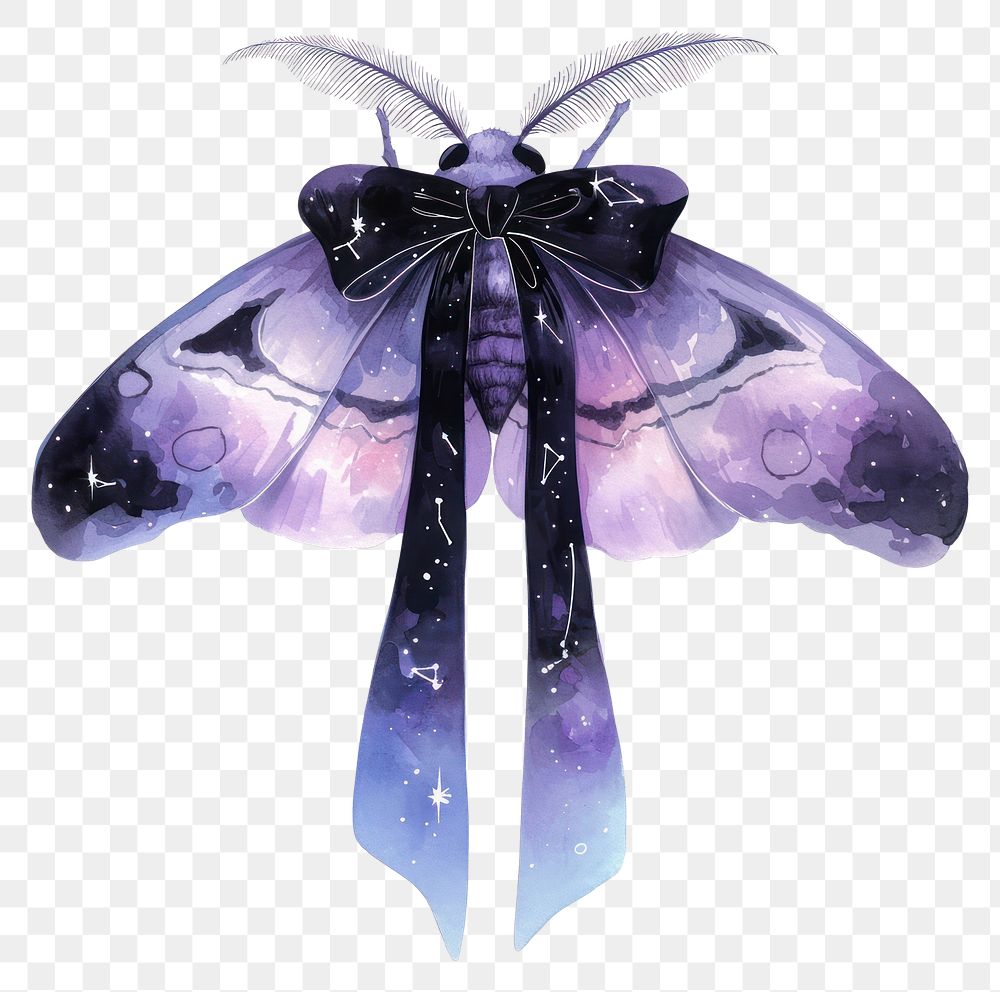 PNG Moth illustration insect purple. | Free PNG - rawpixel