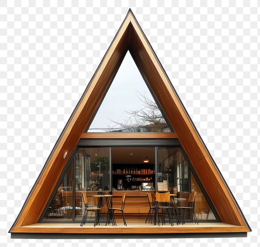 PNG A-frame modern cafe facade | Free PNG - rawpixel
