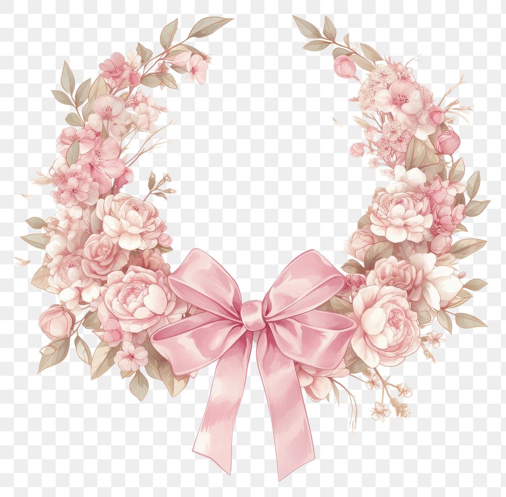 PNG Coquette frame badge illustration | Free PNG - rawpixel