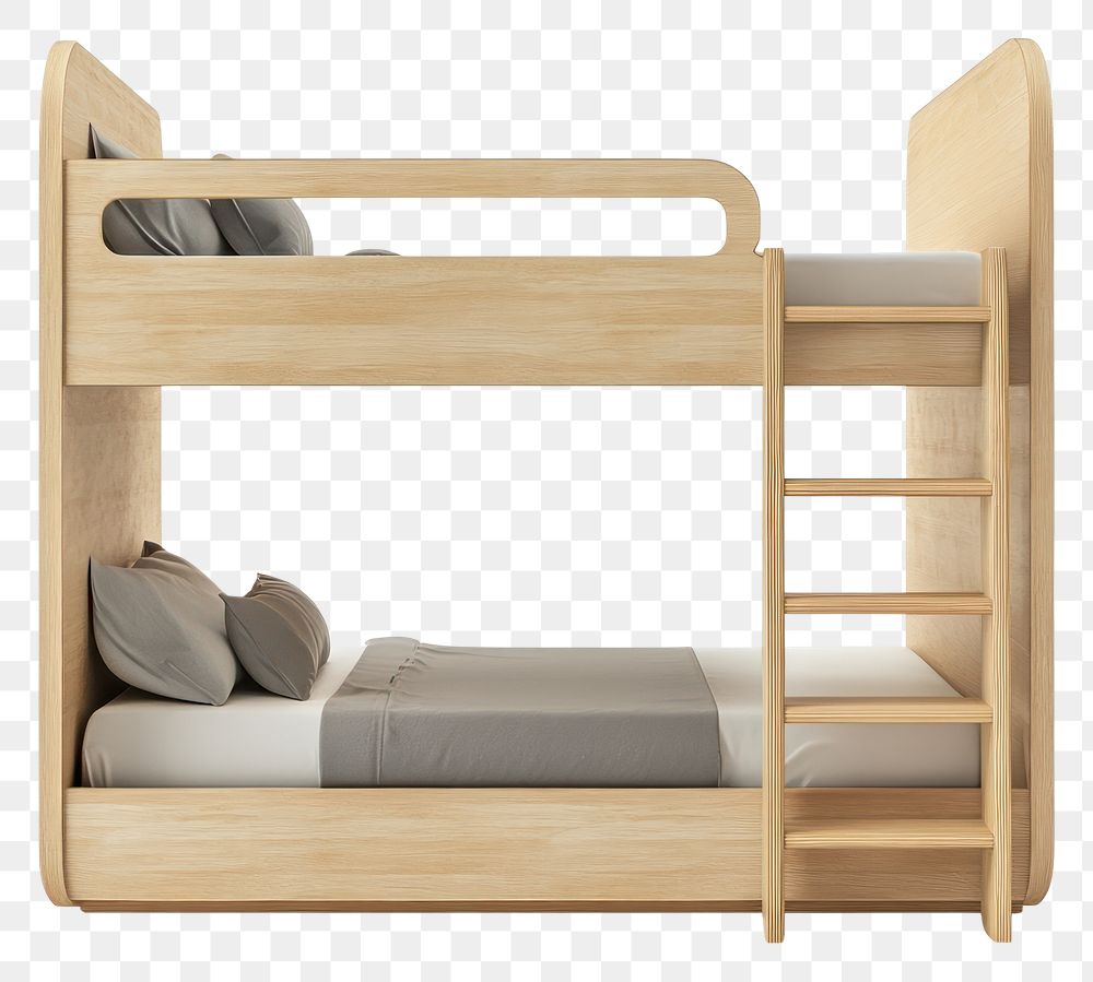 PNG Modern double bunk bed | Free PNG - rawpixel
