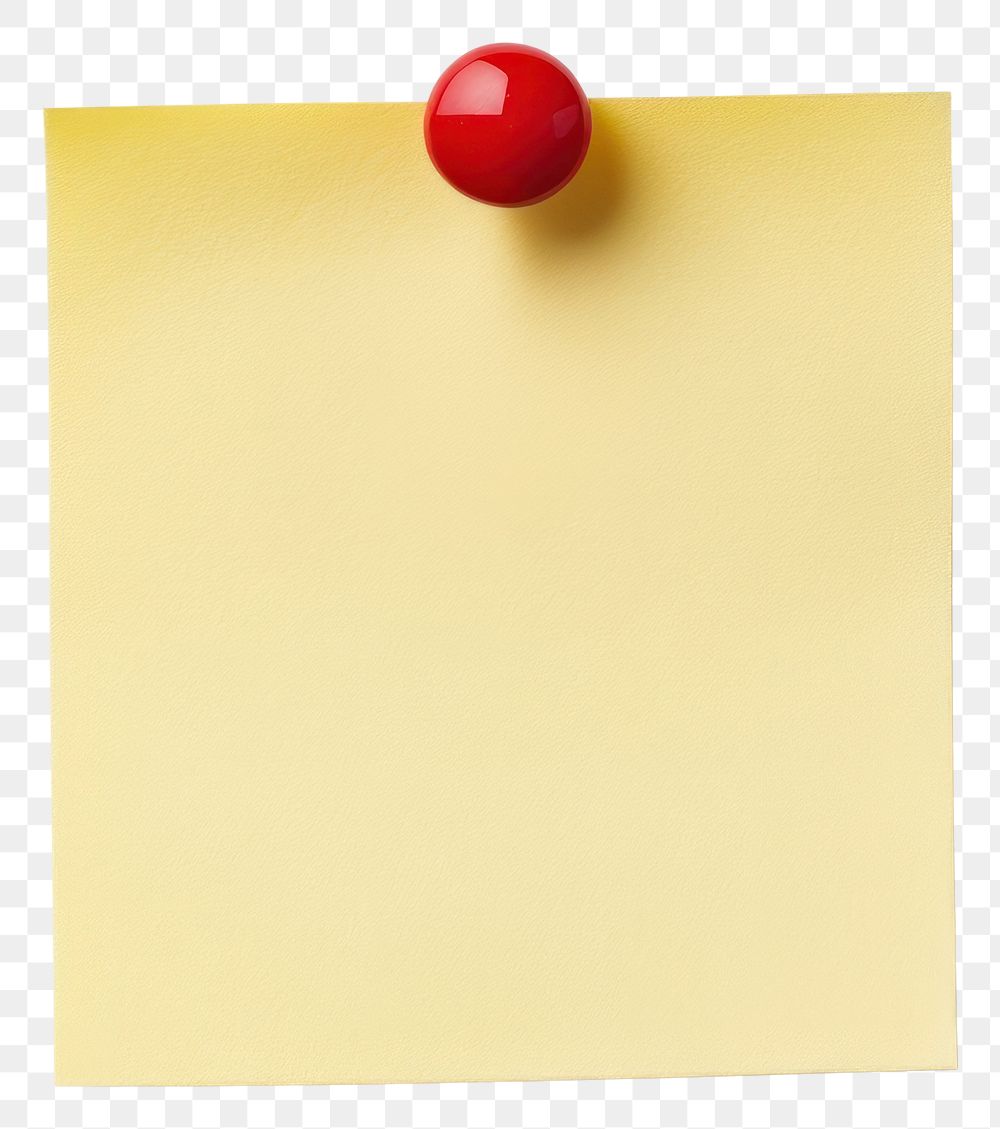PNG Yellow sticky note pin | Free PNG - rawpixel