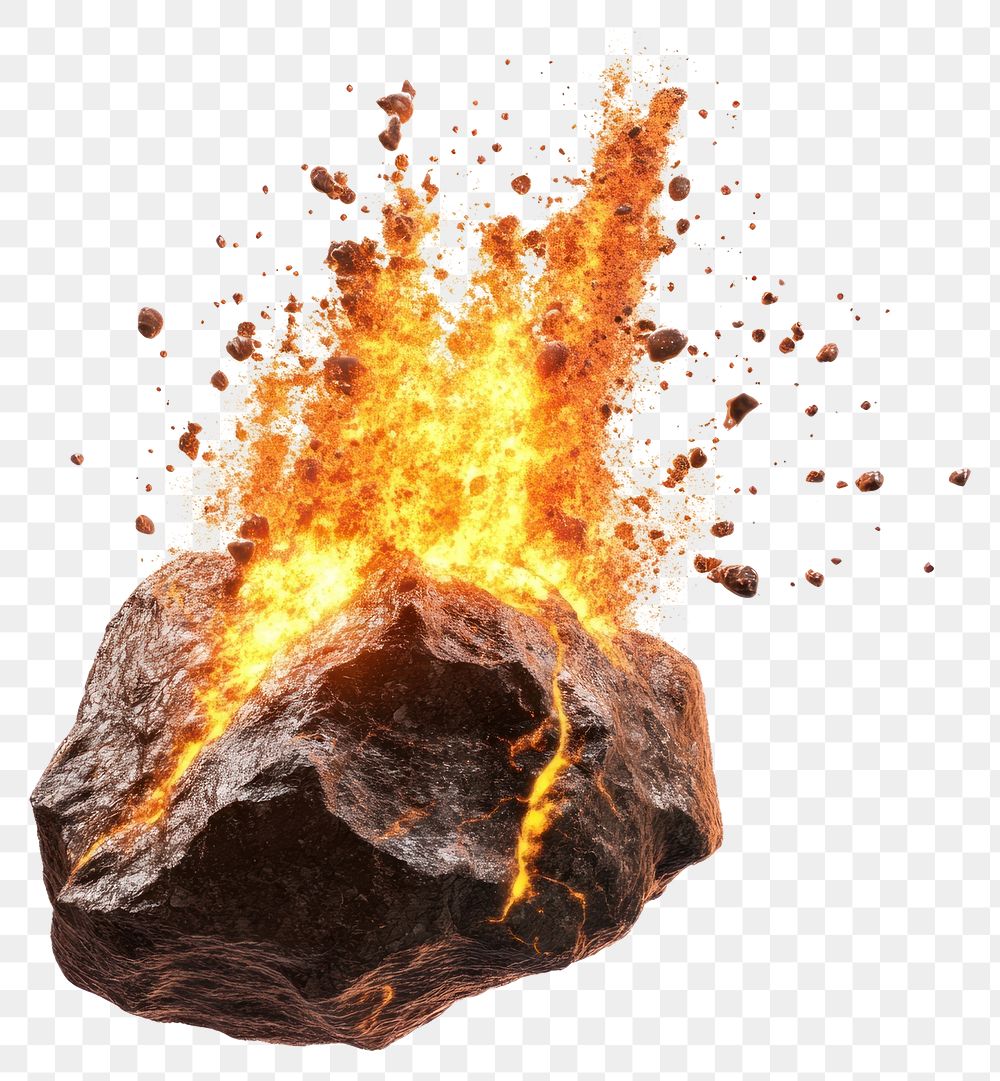 PNG Lava spurting eruption burning | Free PNG - rawpixel