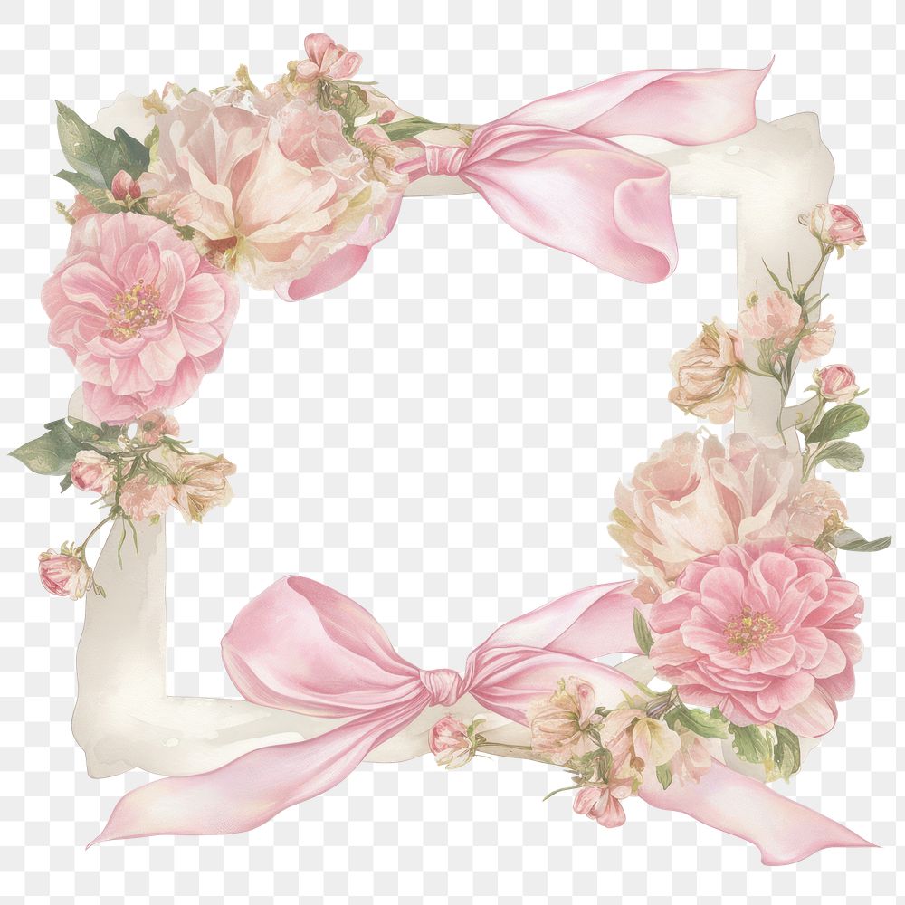 PNG Coquette frame art illustration | Premium PNG - rawpixel