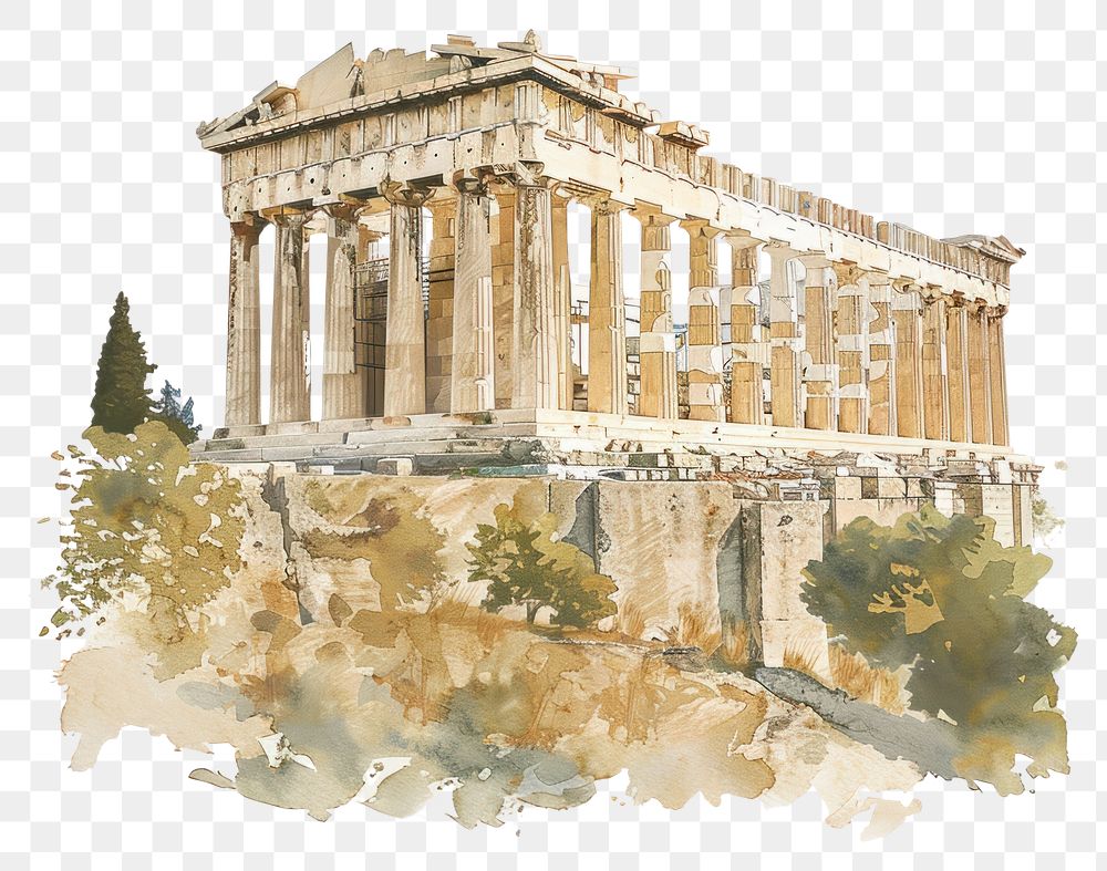 PNG Greek acropolis athens architecture | Free PNG - rawpixel