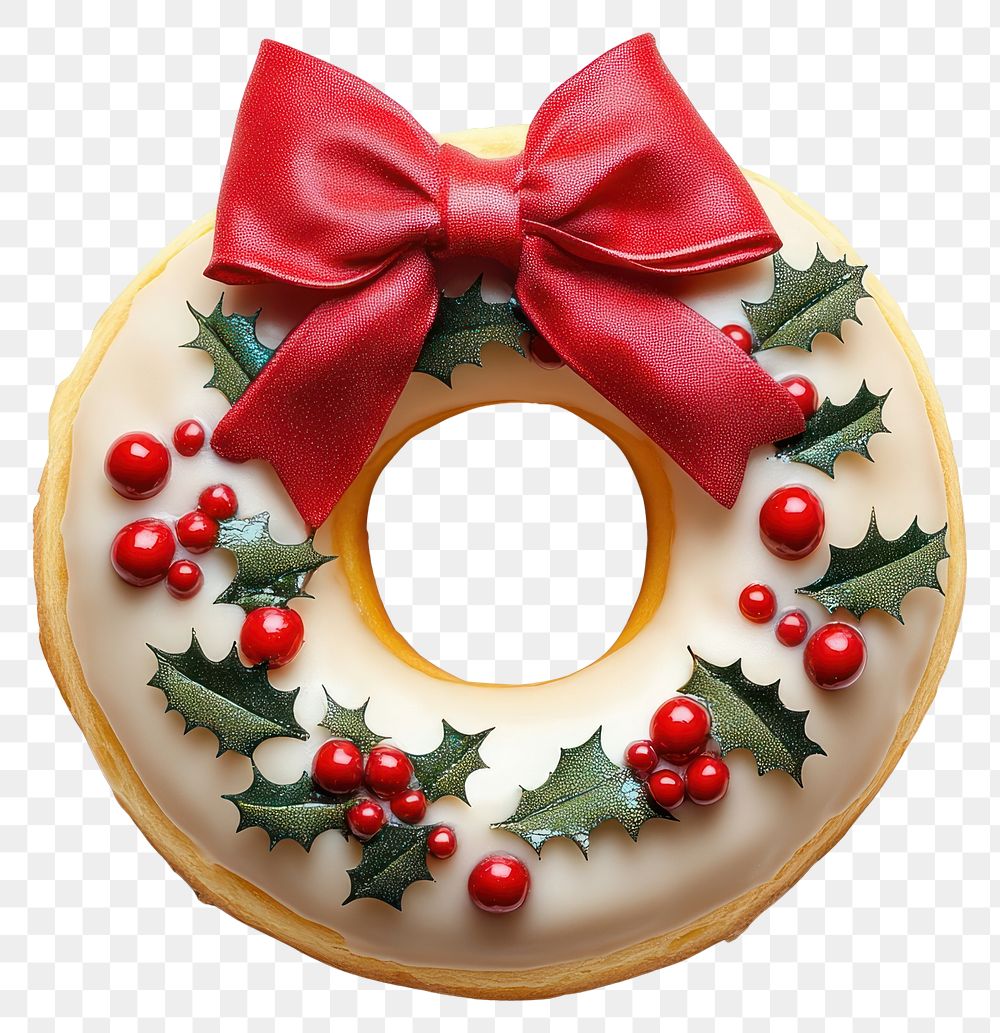 PNG Christmas donut decoration christmas | Free PNG - rawpixel