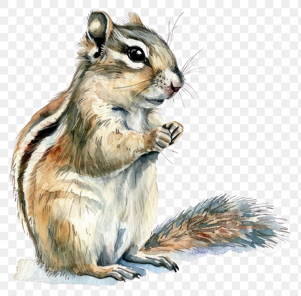 PNG An isolated Chipmunk art | Free PNG - rawpixel
