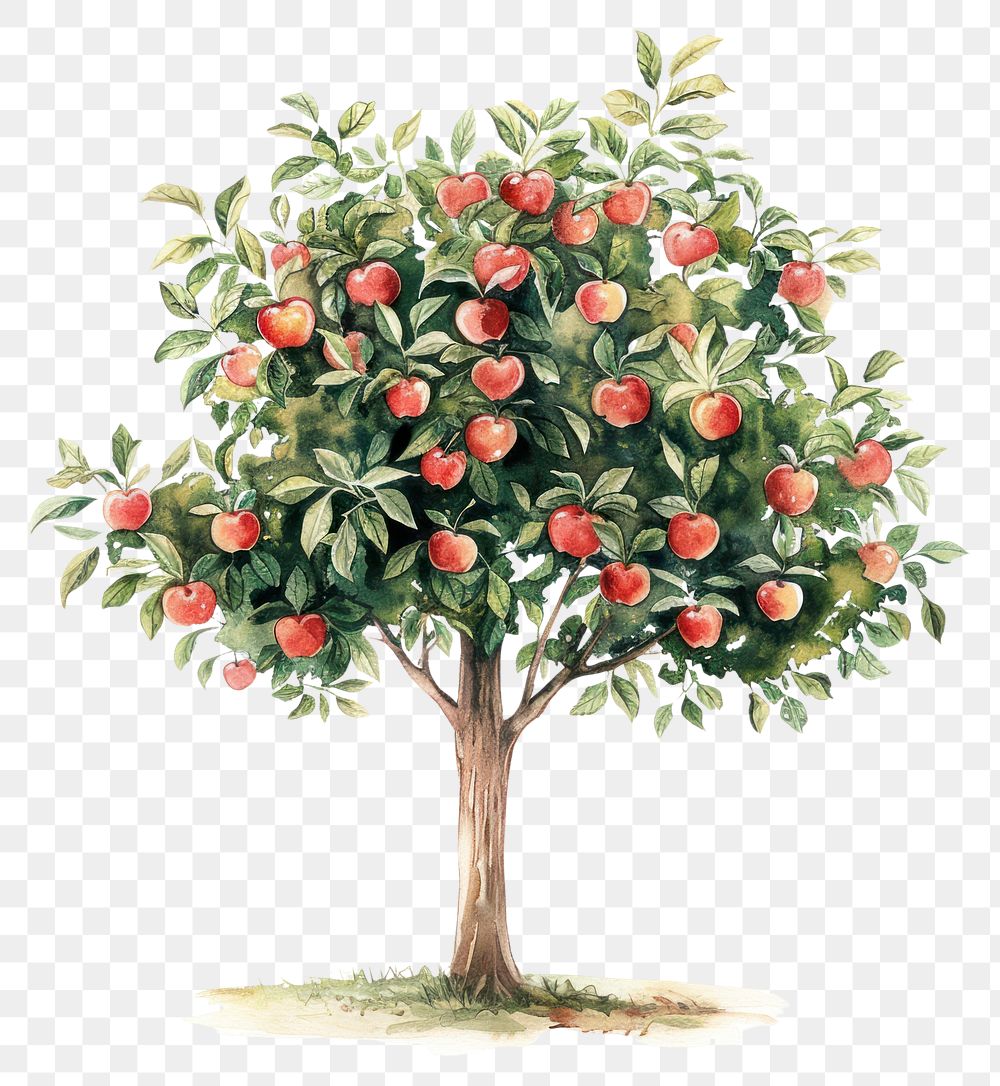 PNG An isolated apple tree | Free PNG - rawpixel
