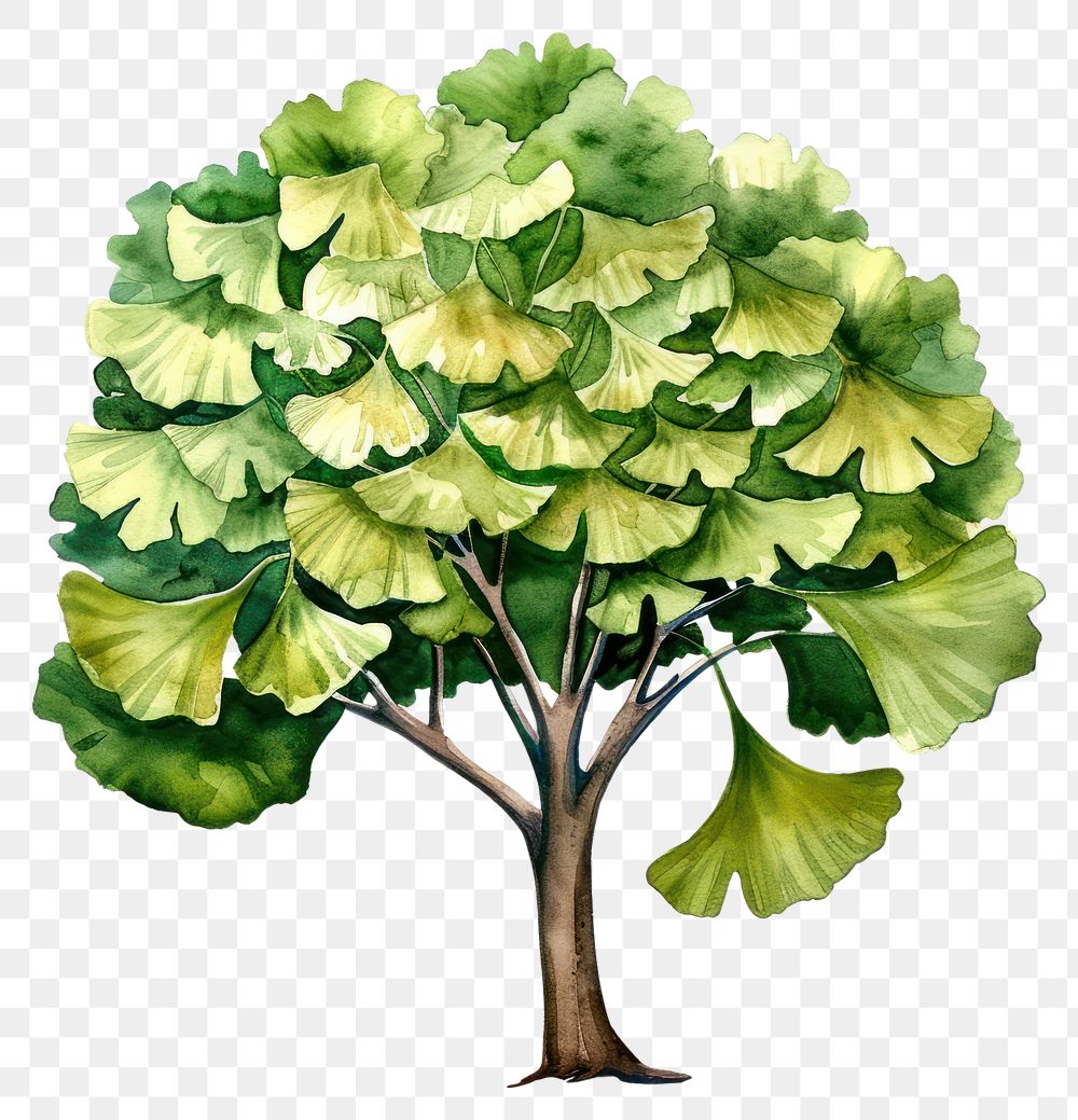 PNG An isolated ginkgo tree | Free PNG - rawpixel