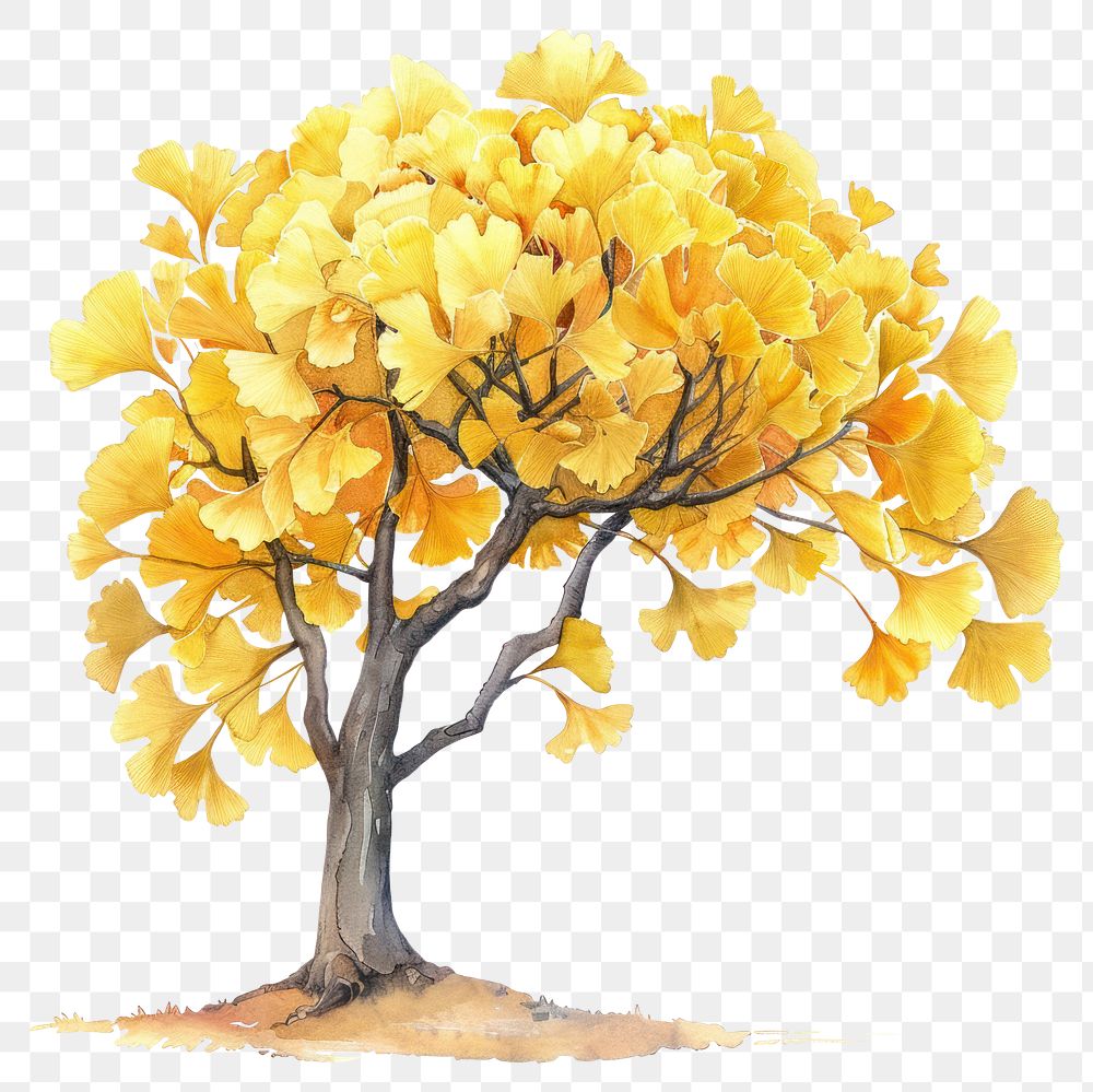 PNG An isolated ginkgo tree | Free PNG - rawpixel
