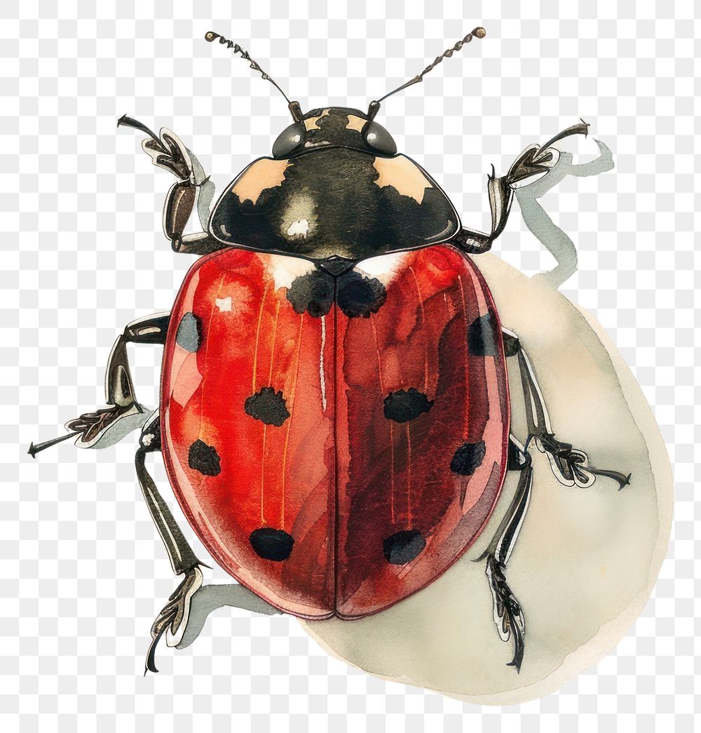 PNG An isolated ladybug illustration | Free PNG - rawpixel