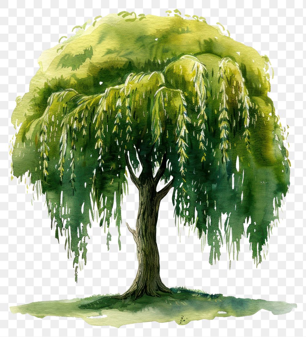 PNG An isolated willow tree | Free PNG - rawpixel