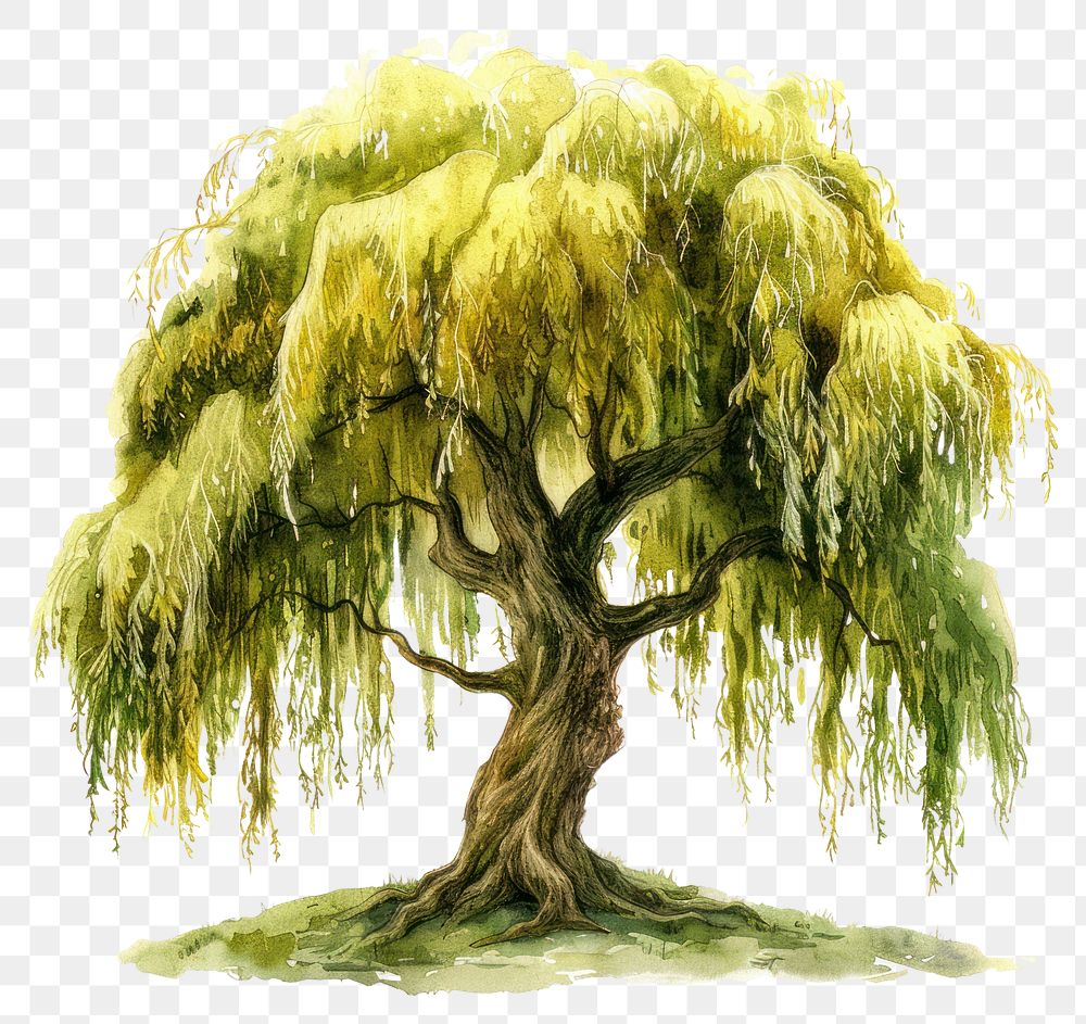 PNG An isolated willow tree | Free PNG - rawpixel