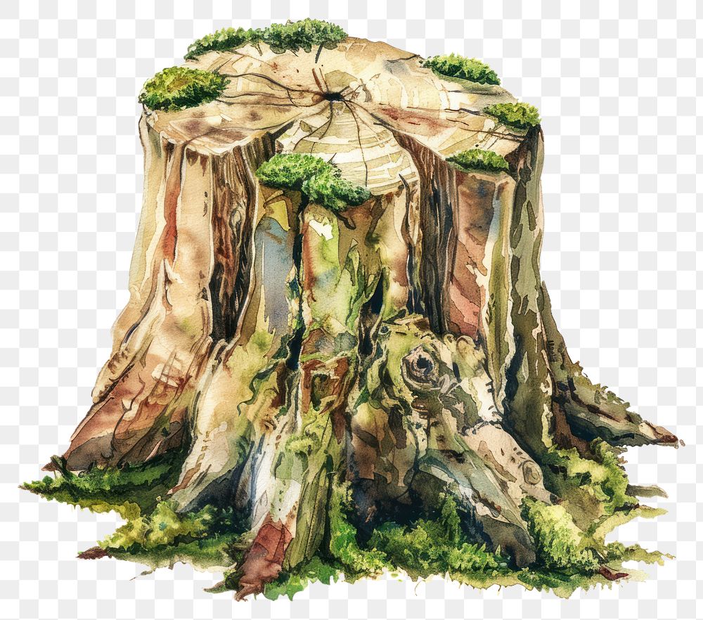 PNG An isolated tree stump | Free PNG - rawpixel