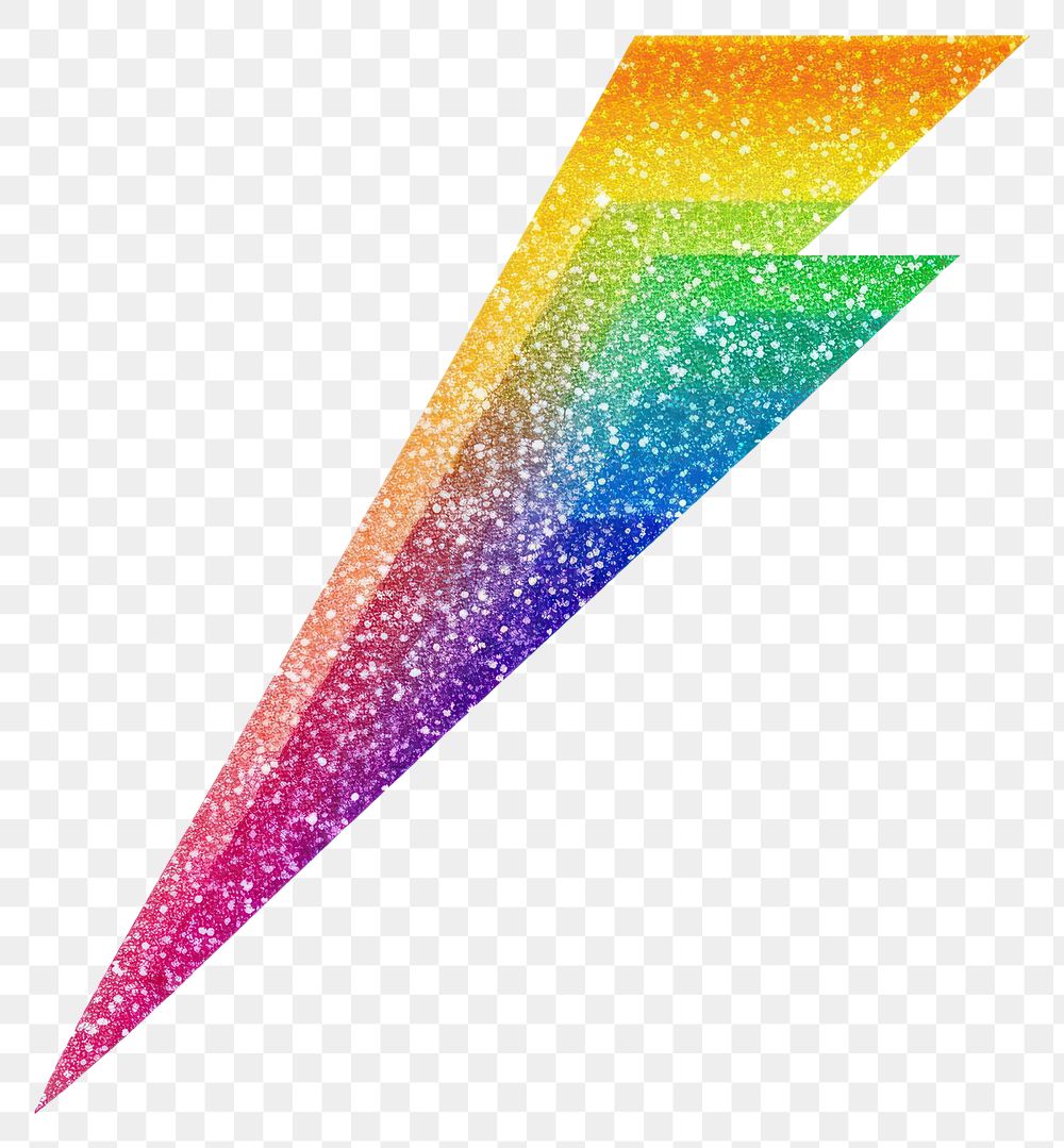 PNG Glitter rainbow arrow icon | Free PNG - rawpixel