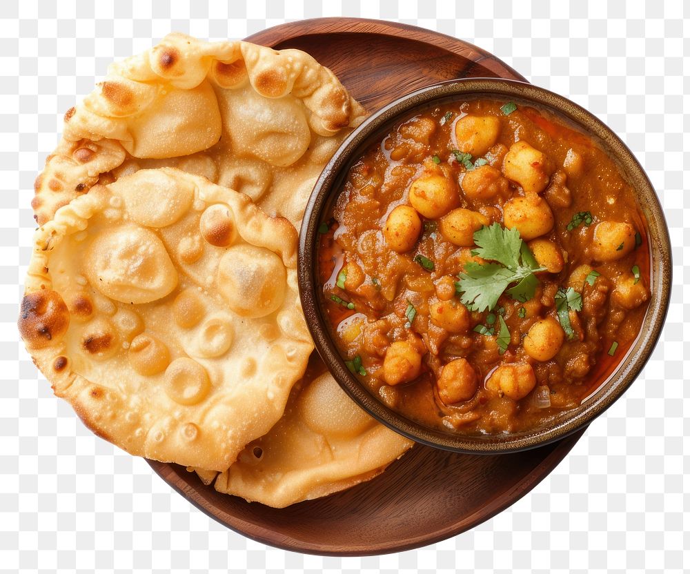 PNG Chole bhature food curry | Free PNG - rawpixel