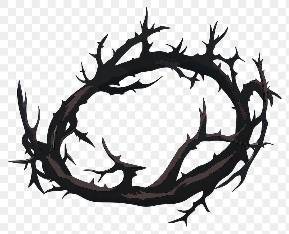 PNG Thorn crown thorns iconography | Free PNG - rawpixel