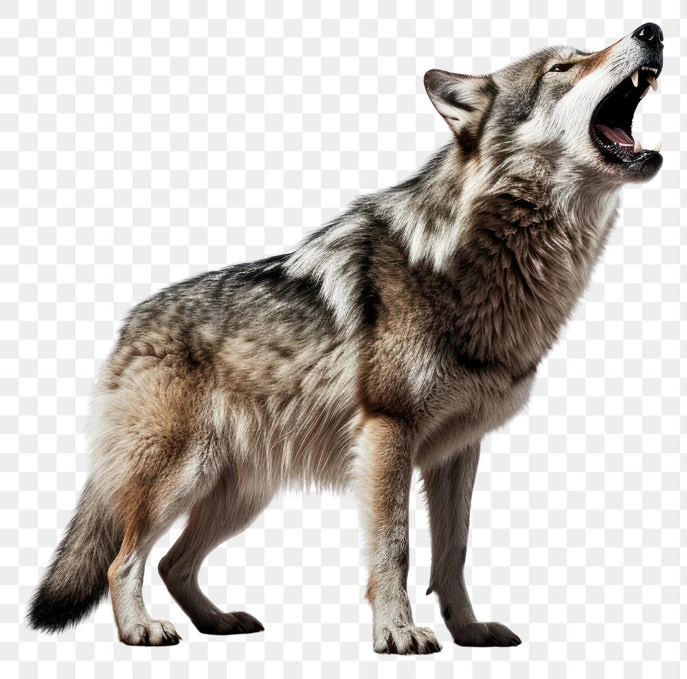 PNG Wolf howling wildlife animal | Free PNG - rawpixel