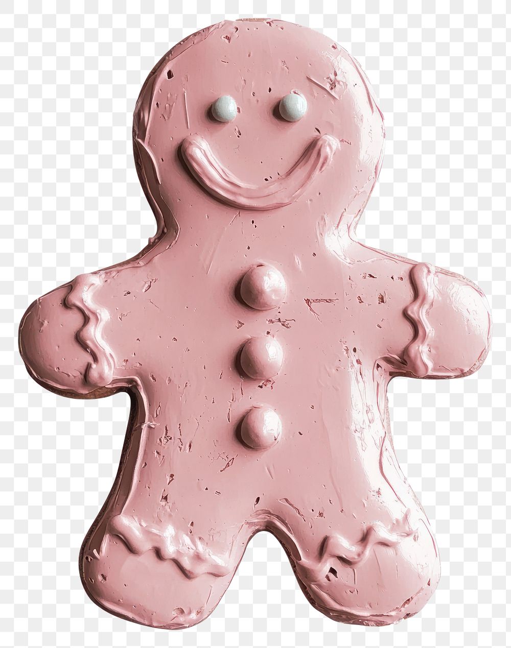 PNG Pink gingerbread man dessert | Free PNG - rawpixel