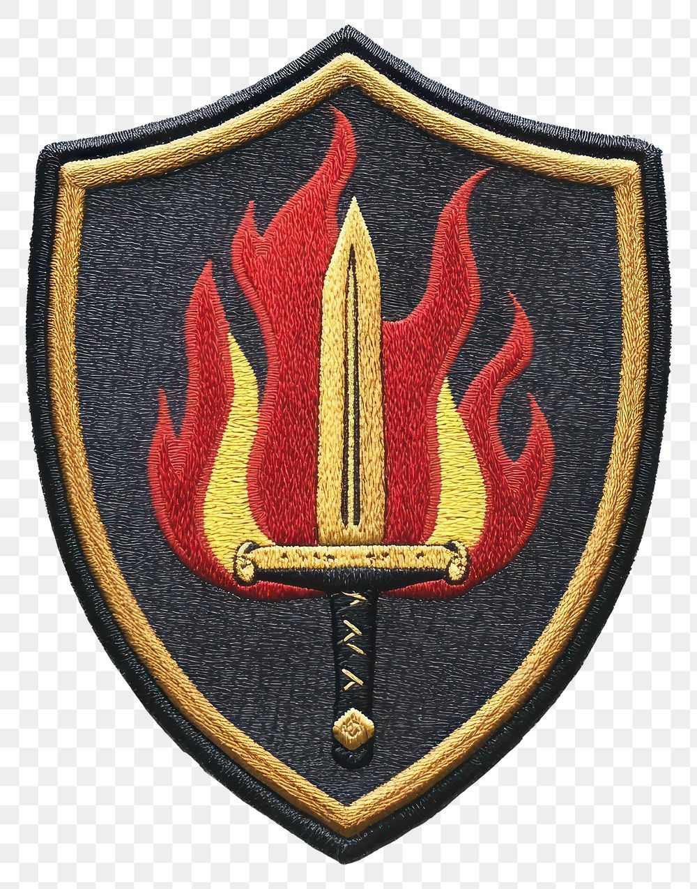 PNG Shield fire sword patch | Free PNG - rawpixel