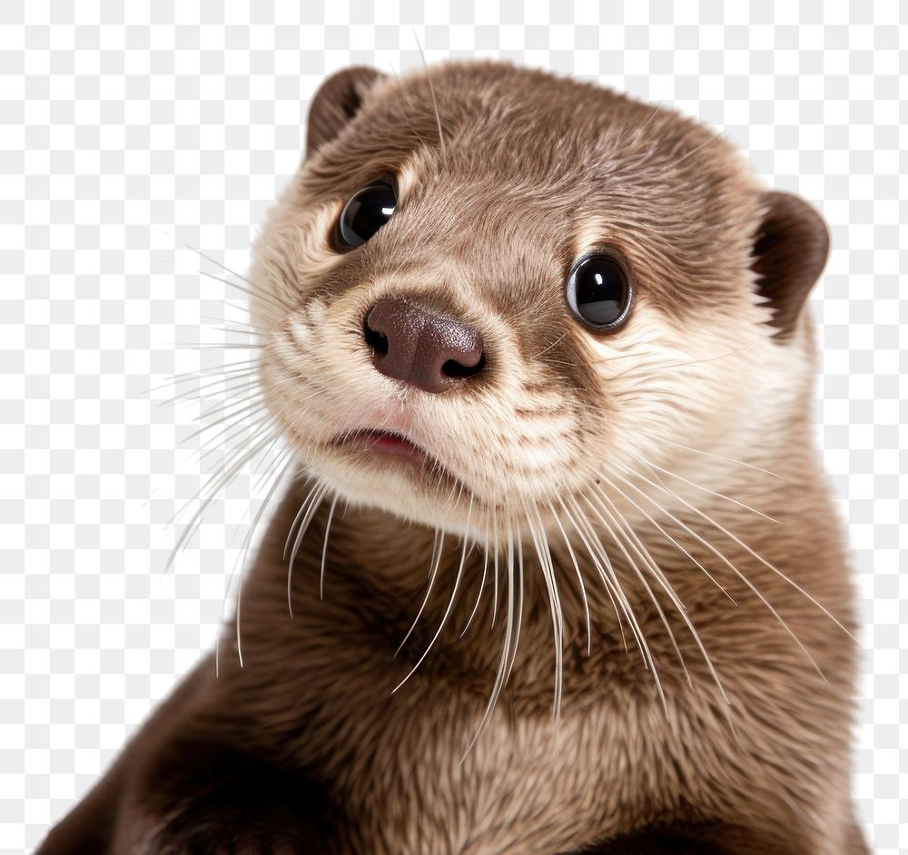 PNG Otter looking confused wildlife | Free PNG - rawpixel