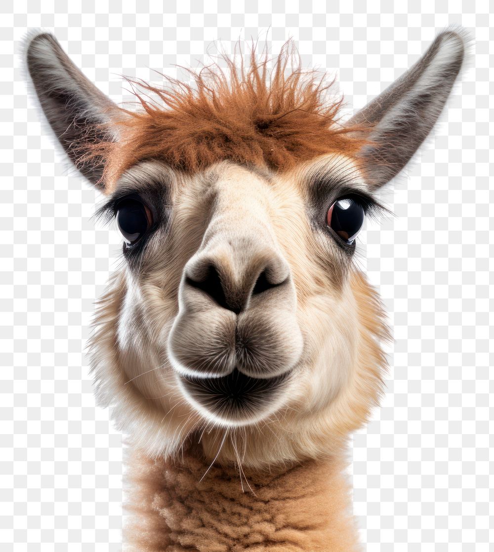 PNG Llama looking confused wildlife | Free PNG - rawpixel