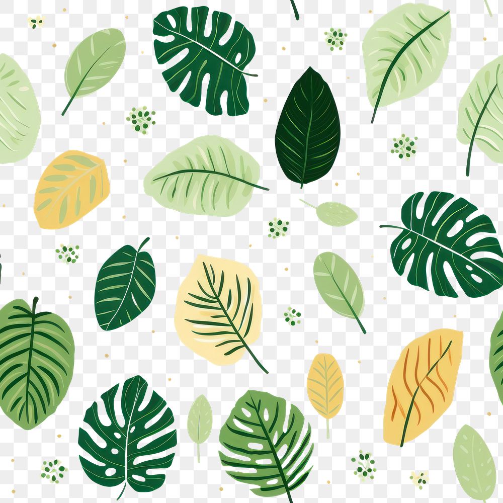 PNG Monstera leaf pattern plant | Free PNG - rawpixel
