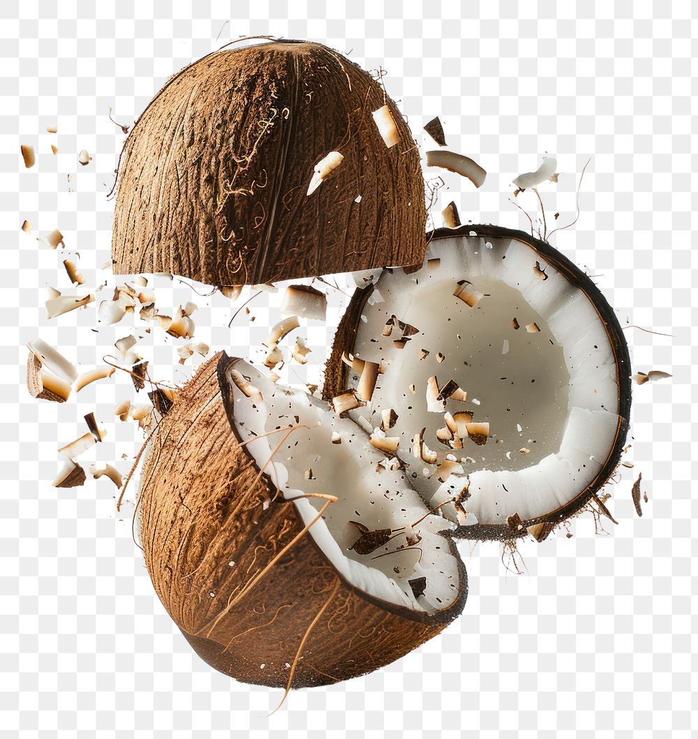 PNG Exploding coconut food explosion | Free PNG - rawpixel