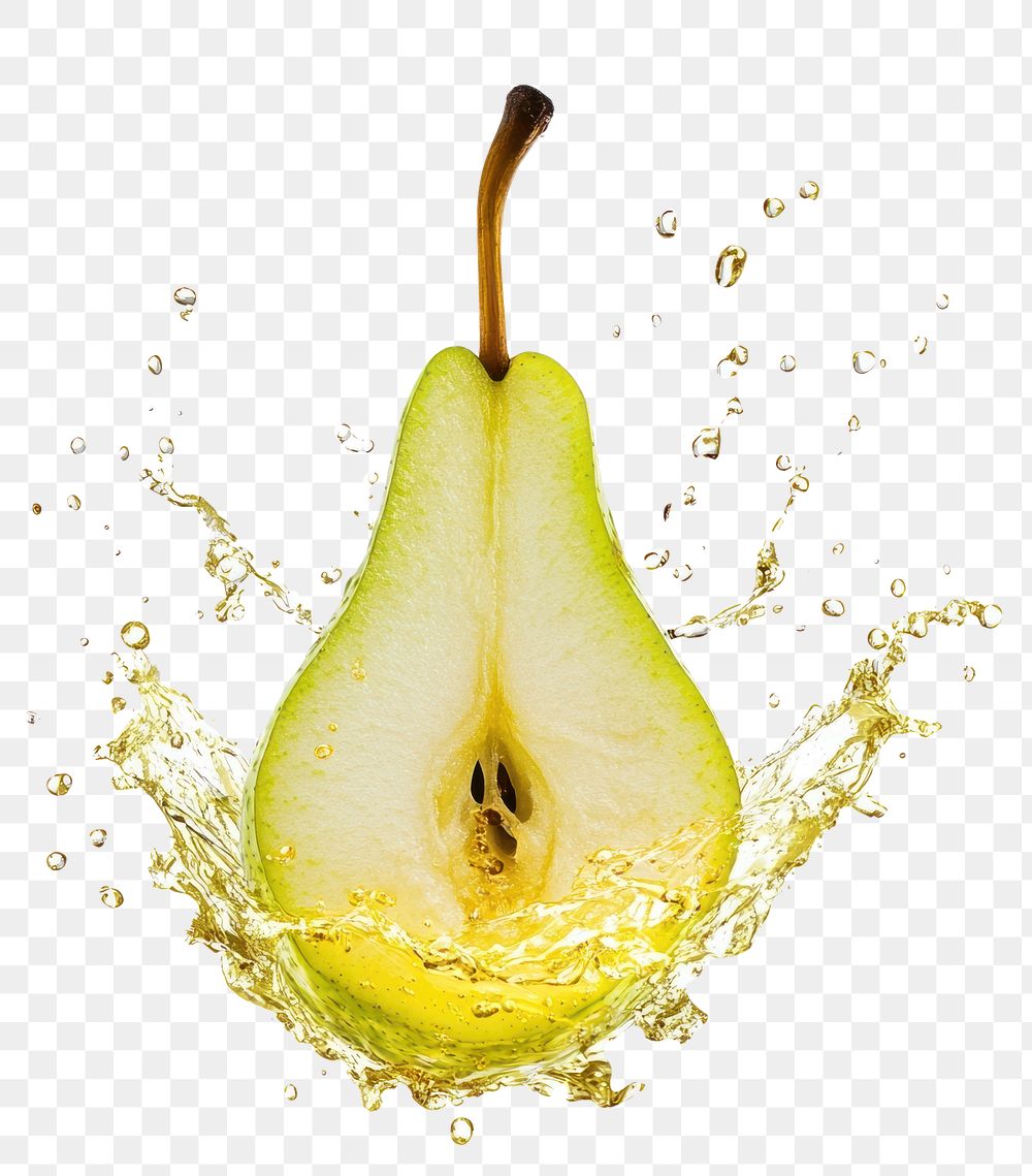 PNG Exploding cut green pear | Free PNG - rawpixel
