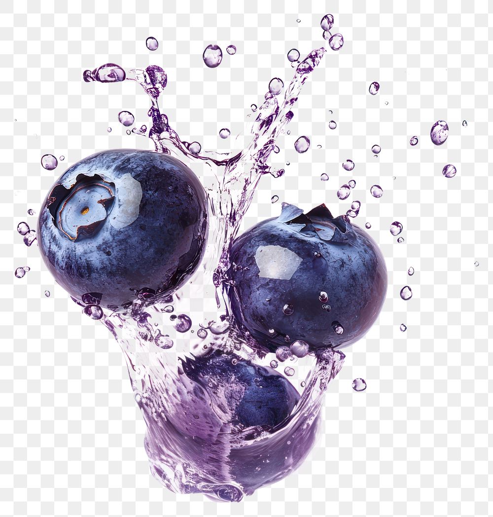 PNG Exploding real blueberry blueberries | Free PNG - rawpixel