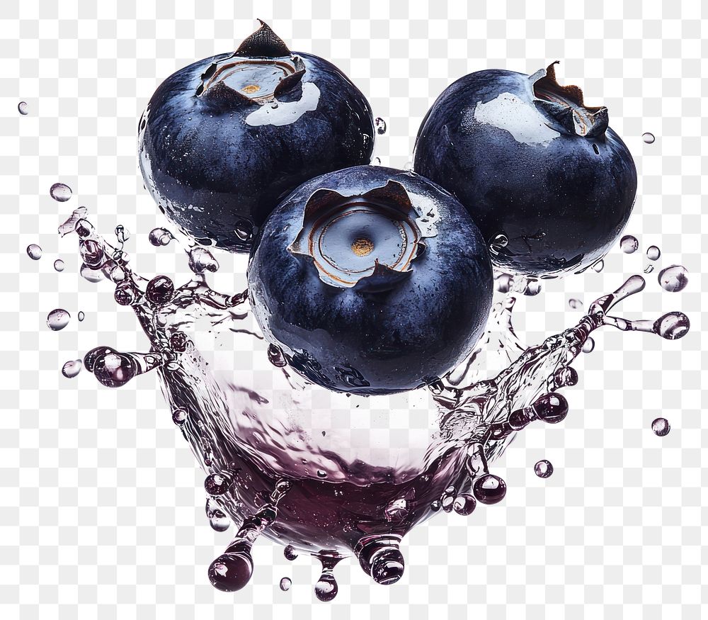 PNG Exploding real blueberry blueberries | Free PNG - rawpixel