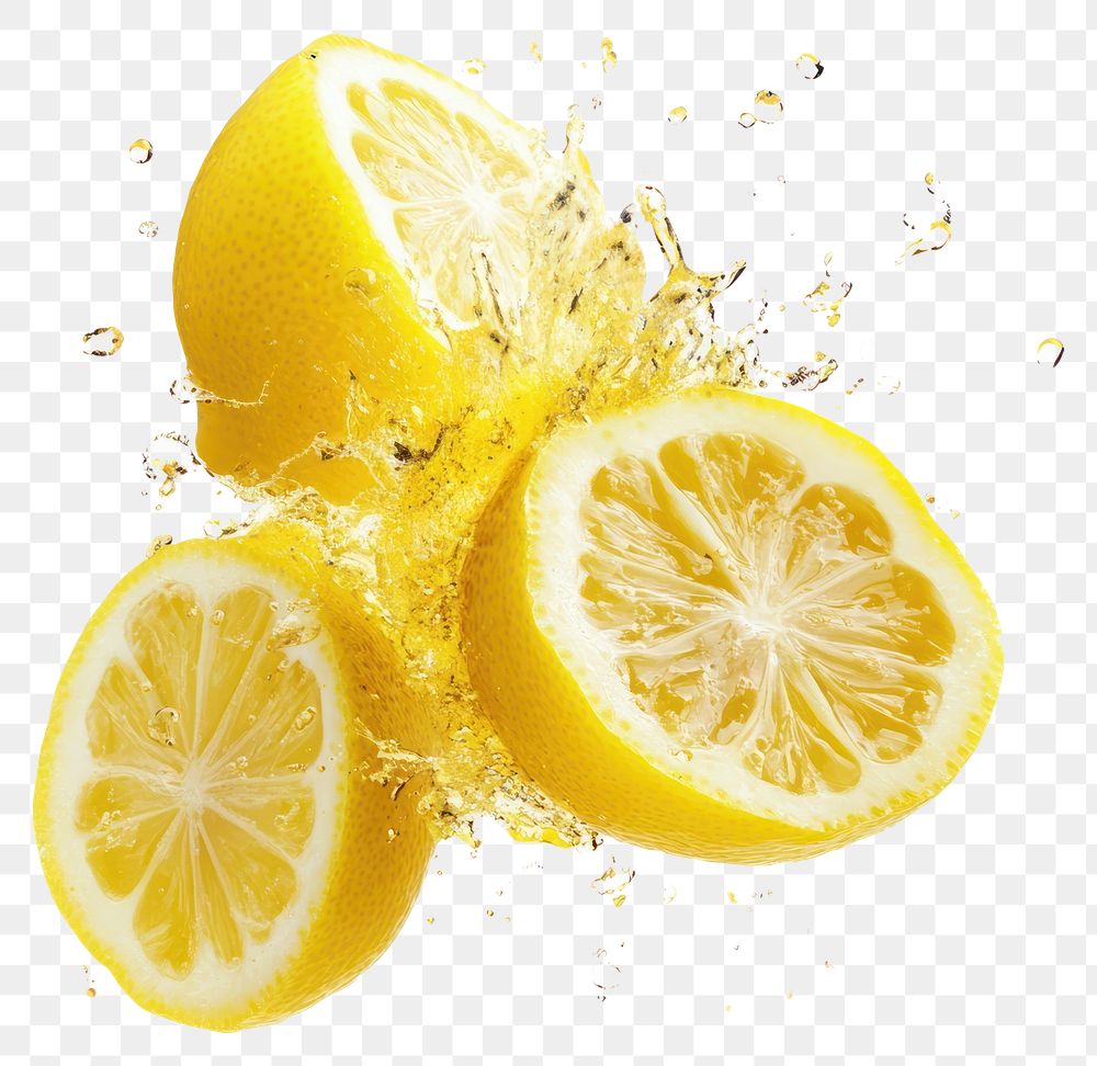 PNG Exploding real lemon yellow | Free PNG - rawpixel